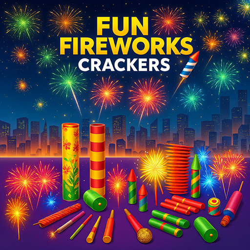 Fireworks Light Crackers Fire Bang Arcade Simulator Games 3d 2025 - App ...