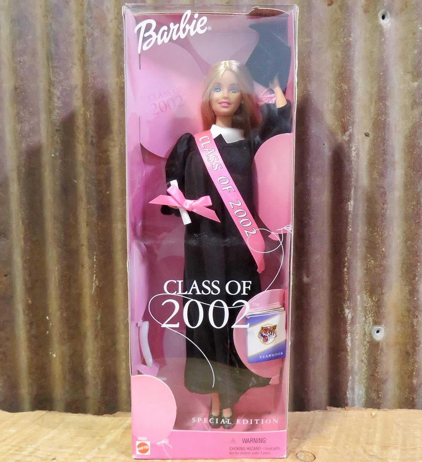 Amazon.com: Barbie Class of 2002 Special Edition Doll w Black Grad Gown ...