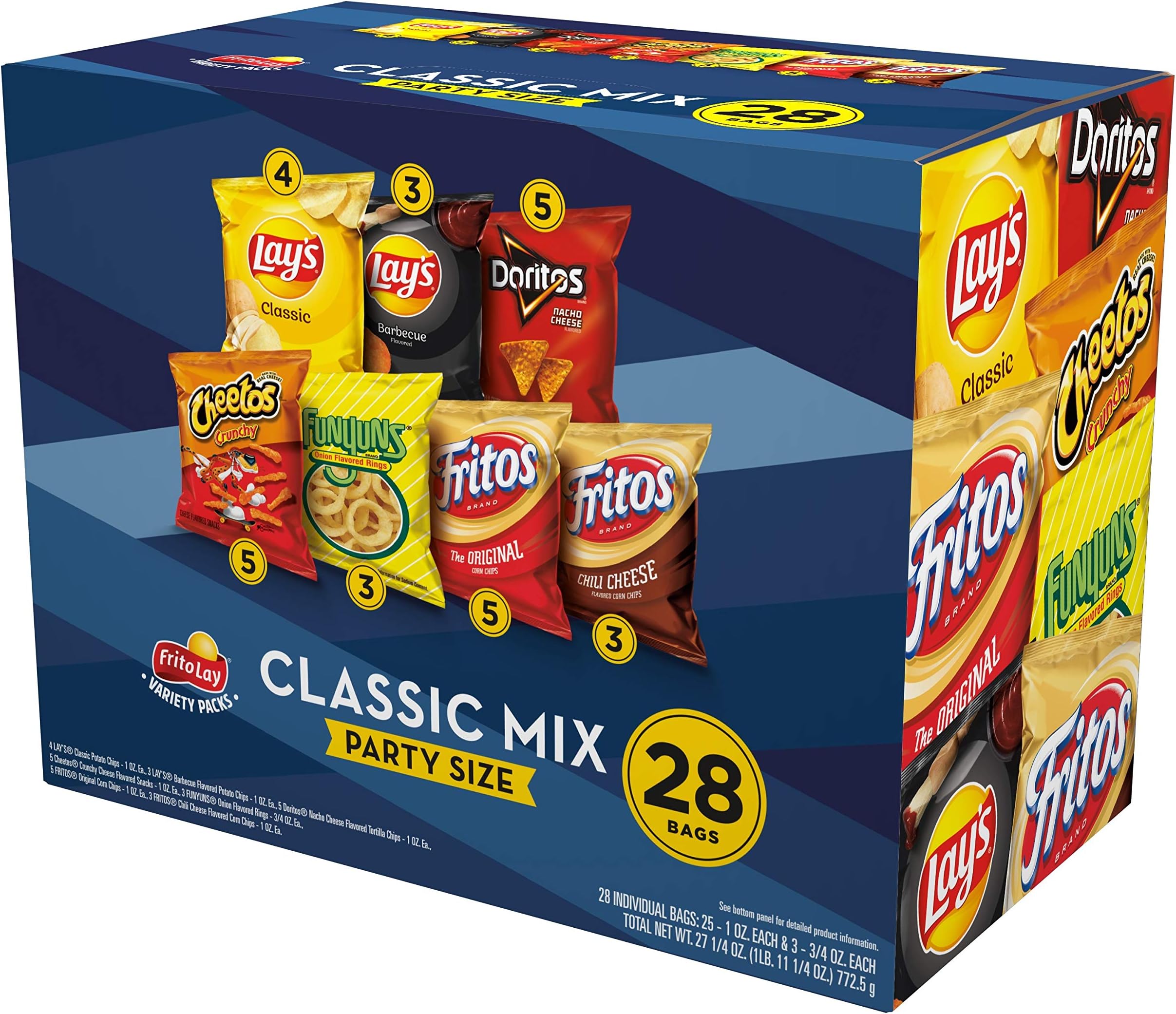 Amazon.com: Frito Lay Variety Pack Classic Mix, 1 Oz, 28 Ct