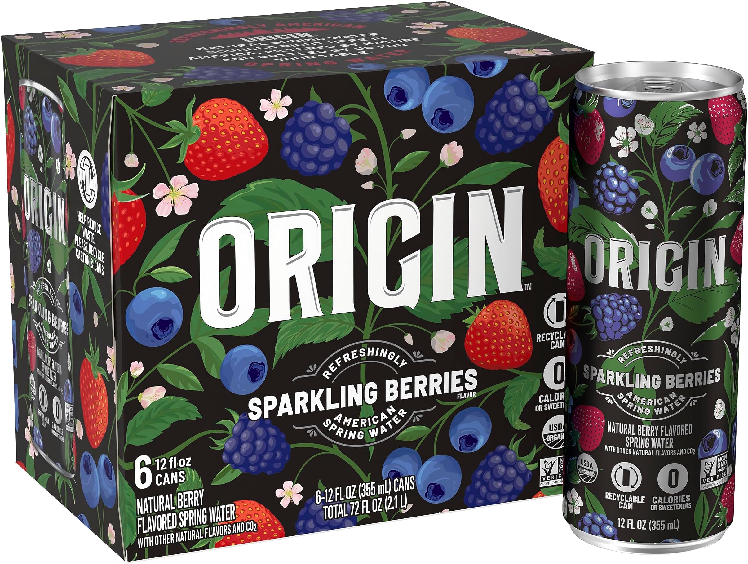Amazon.com: 365 By Whole Foods Market, Spiced Cider Sparkling Water ...