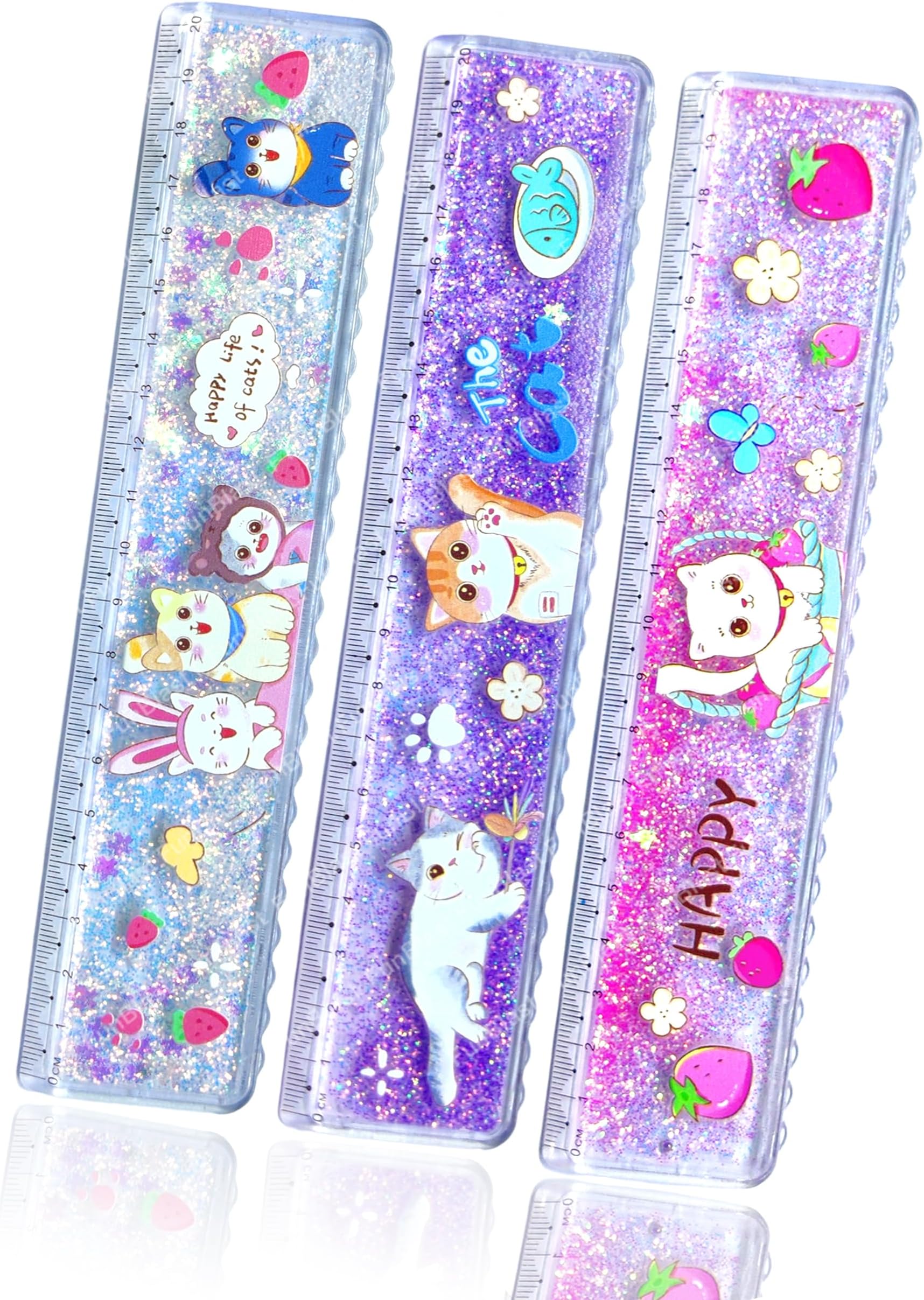 ALINA Multi-Function 20cm Long Ruler Scale with Ball Game & Puzzle ...