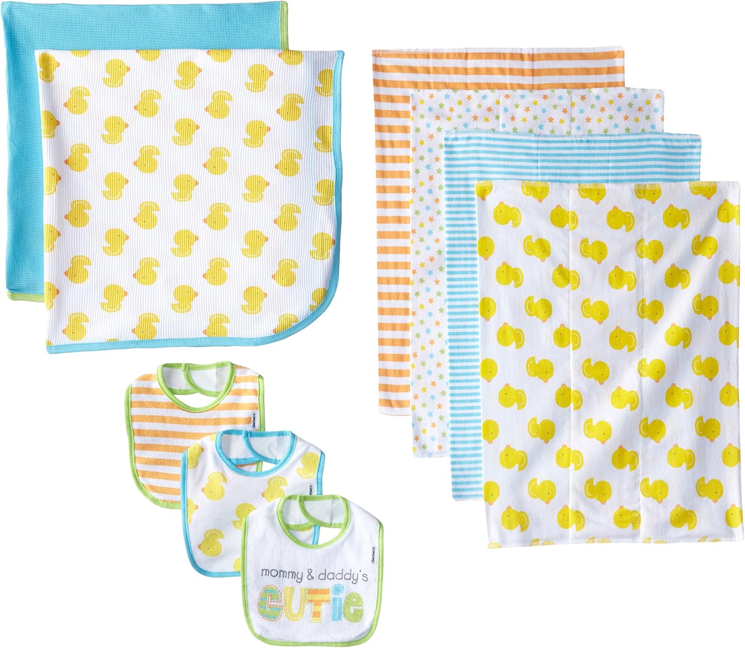 Amazon.com: Gerber Unisex-Baby Newborn Duck 9 Piece Feeding Essential ...