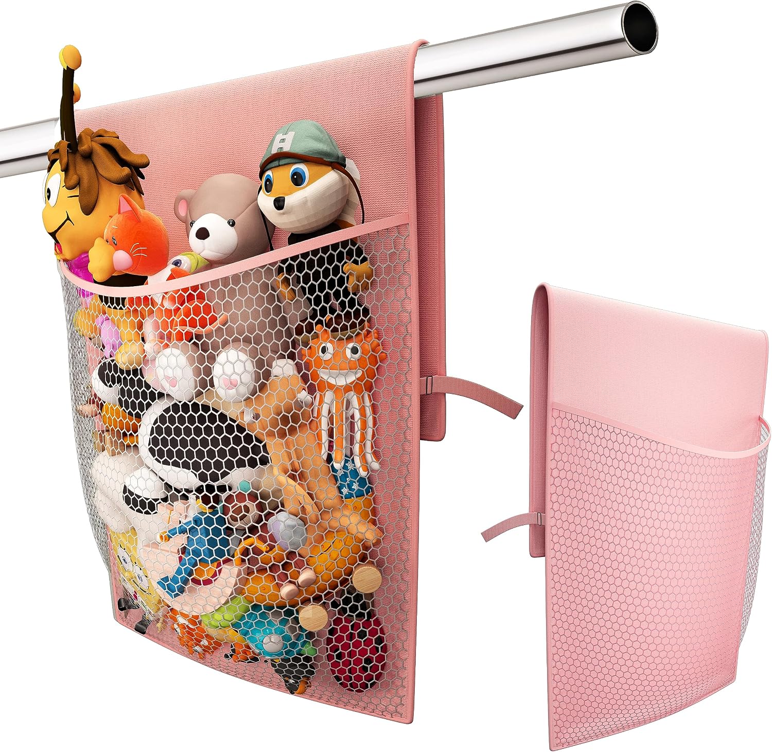 Amazon.com: Stuffed Animal Storage Pocket for Closet and Chair Caddy ...