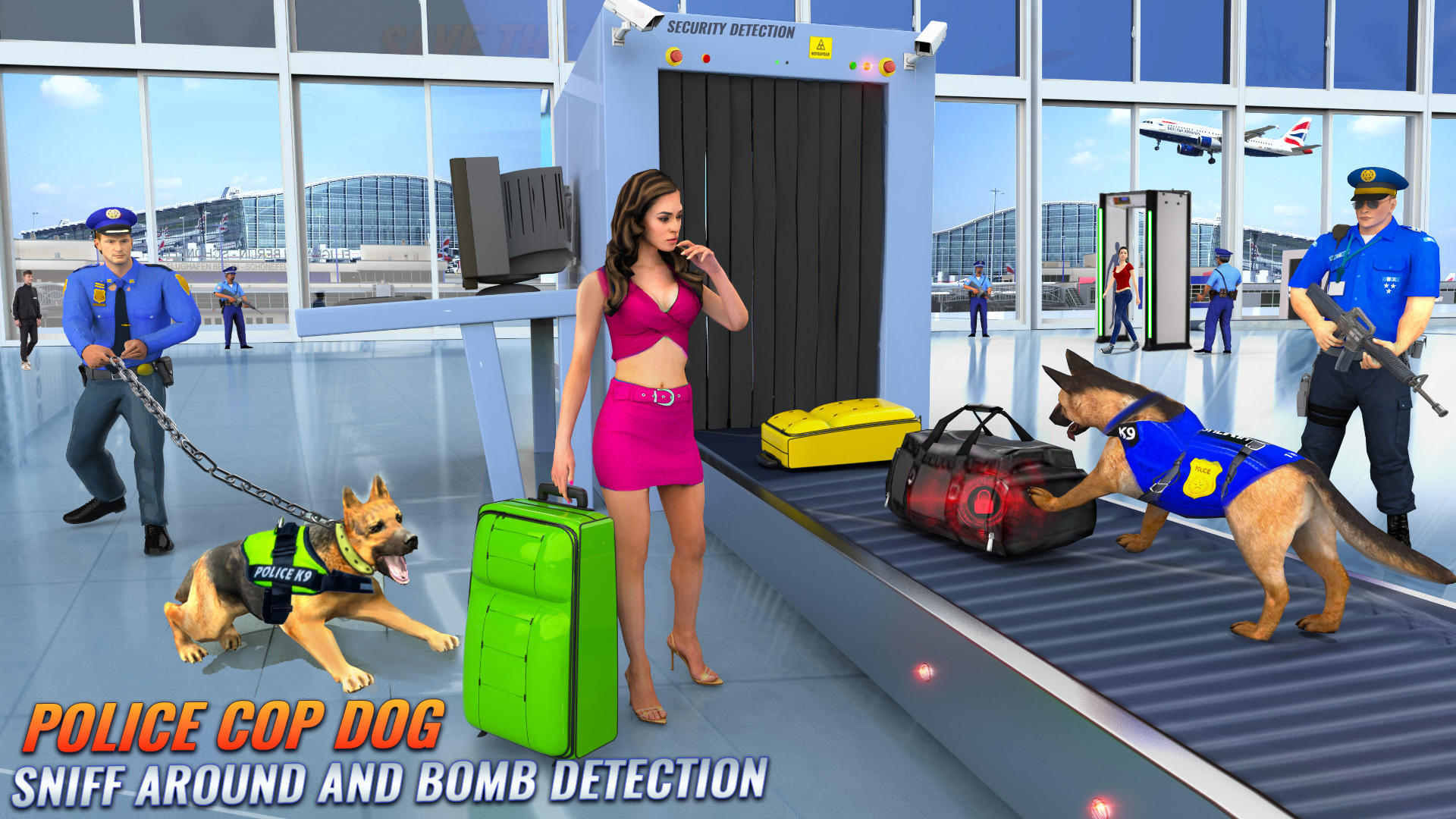 Police Dog Chase Gangster Game: City Crime Escape Survival Game for ...