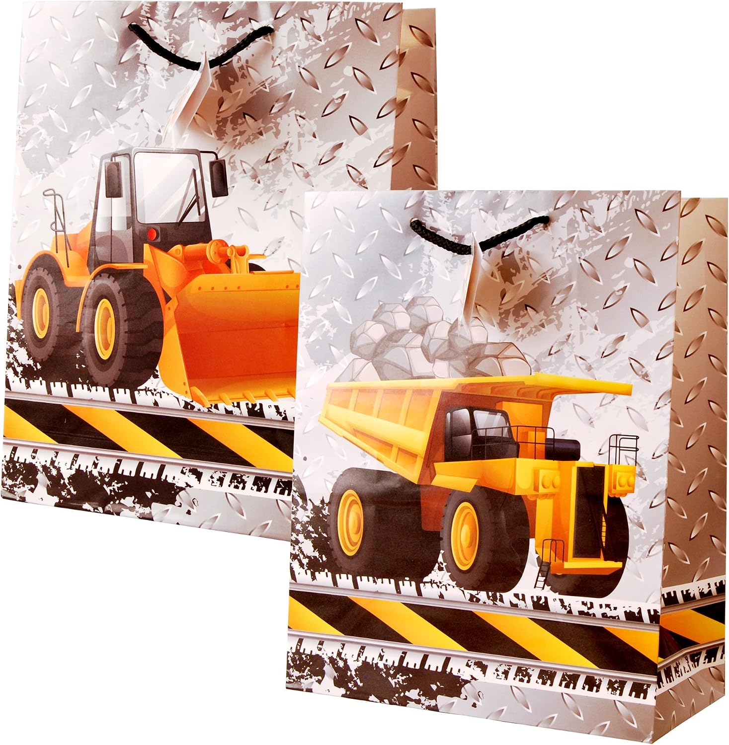 Amazon.com: Construction Gift Bags Medium Size 12 Piece Assortment Fat ...