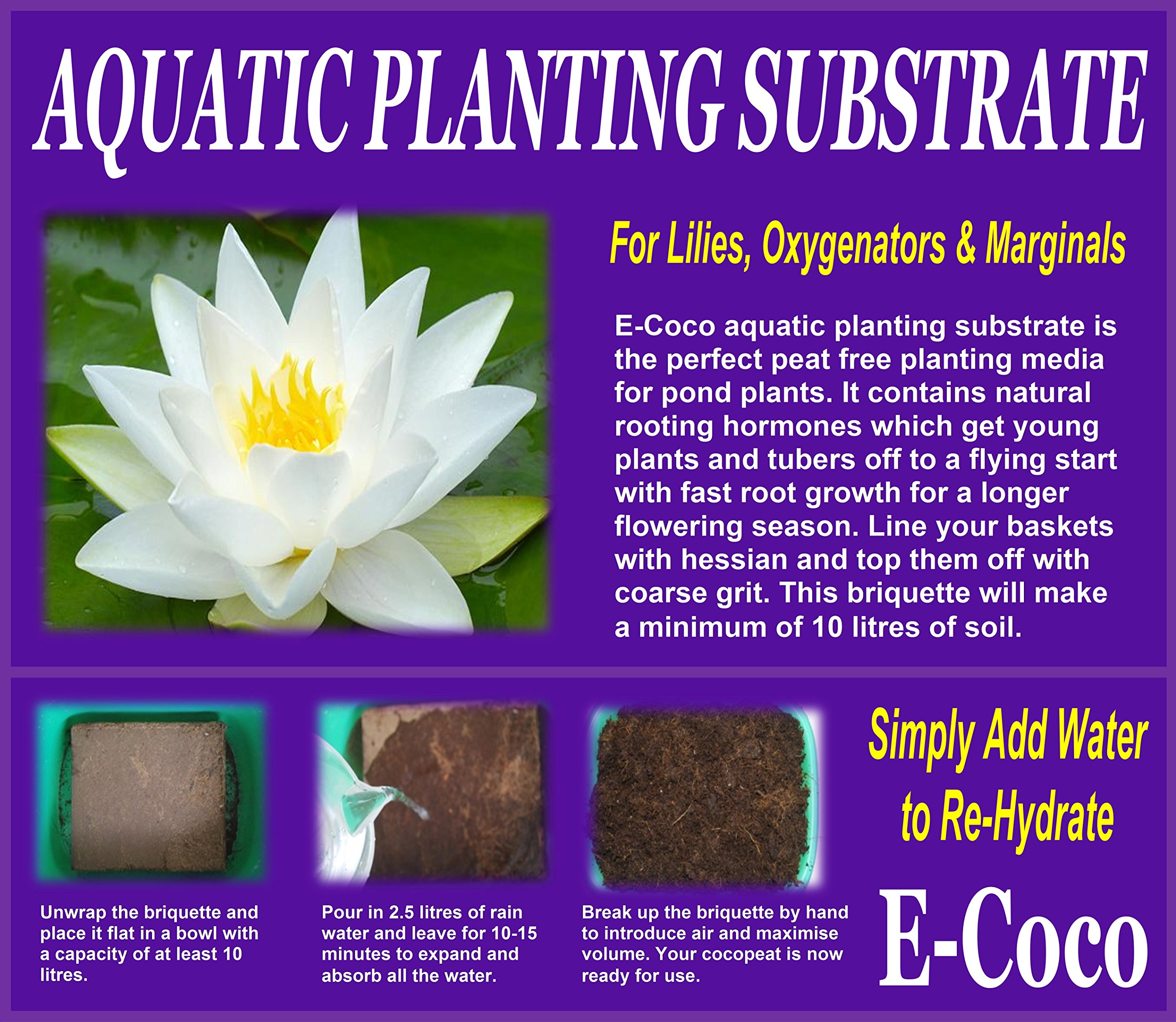 Buy Aquatic Pond Soil, Aquatic Compost for Aquatic s, Grasses and ...