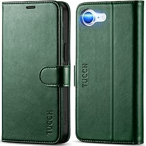 Amazon.com: TUCCH Case Wallet for iPhone 16e 6.1", Protective [TPU Shockproof Inner Shell ...