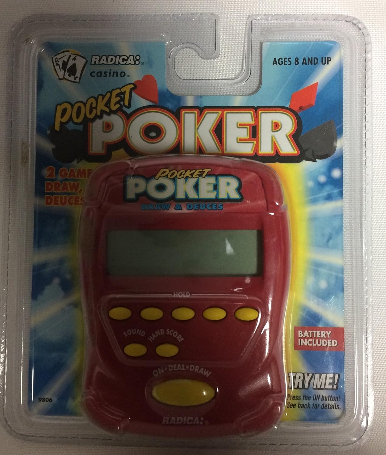 Radica Pocket Poker – Draw and Deuces : Amazon.com.mx: Juguetes y Juegos