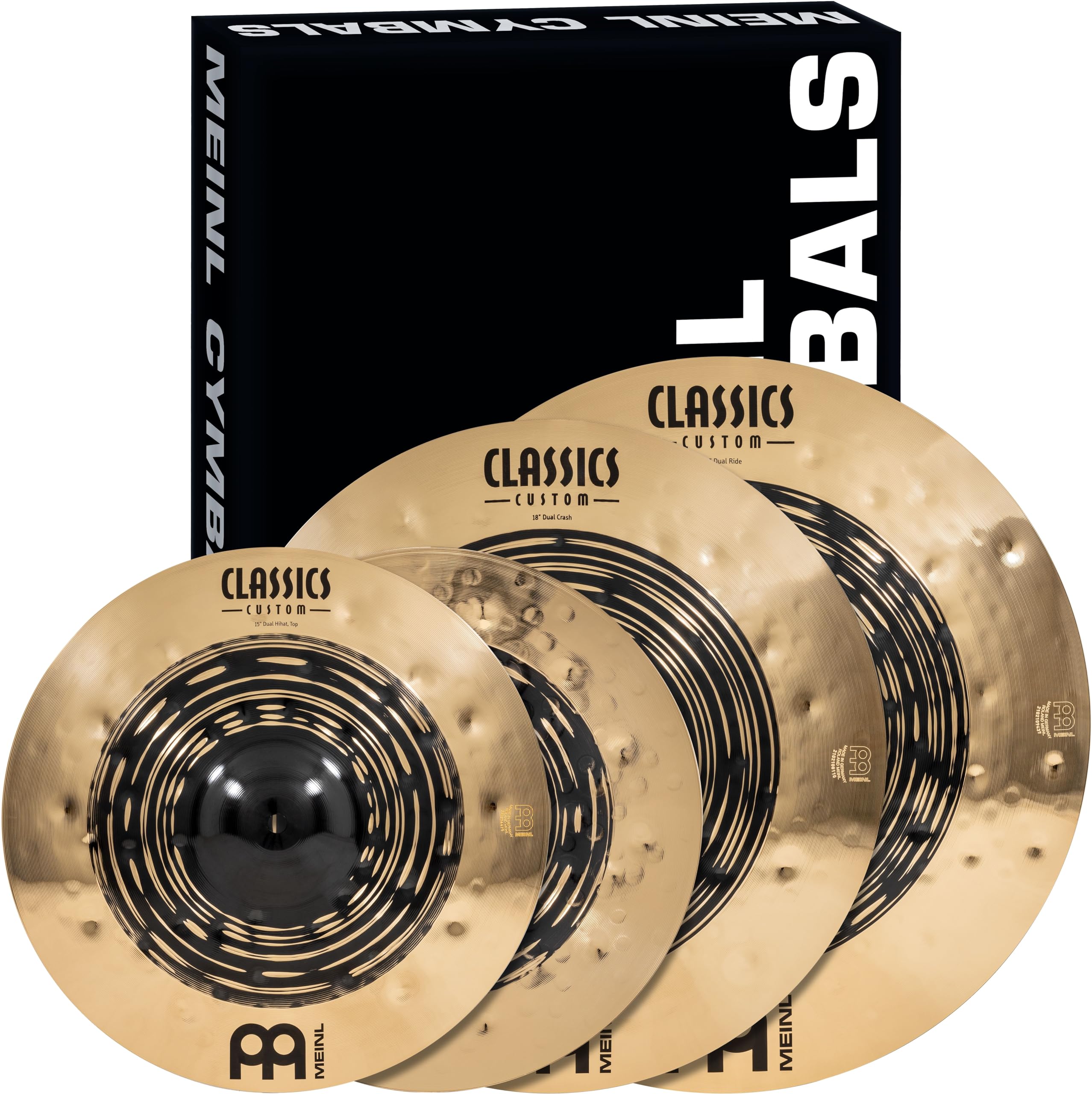Amazon.com: Meinl Cymbals Classics Custom Dual Complete Set — Made in ...