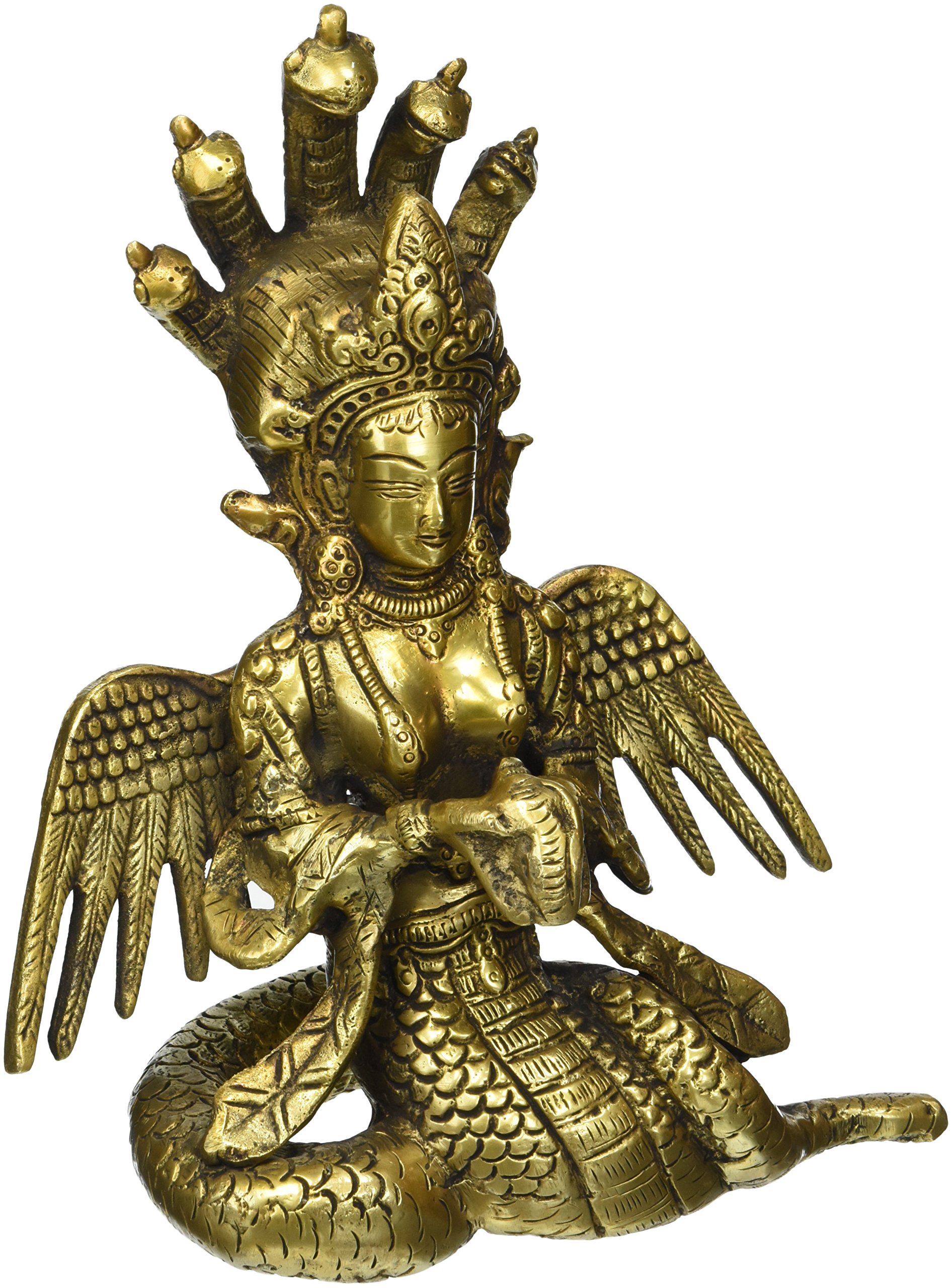 Buy Naga-Kanya Ulupi, The Great Pandava Arjunas Wife - Brass Sculpture ...