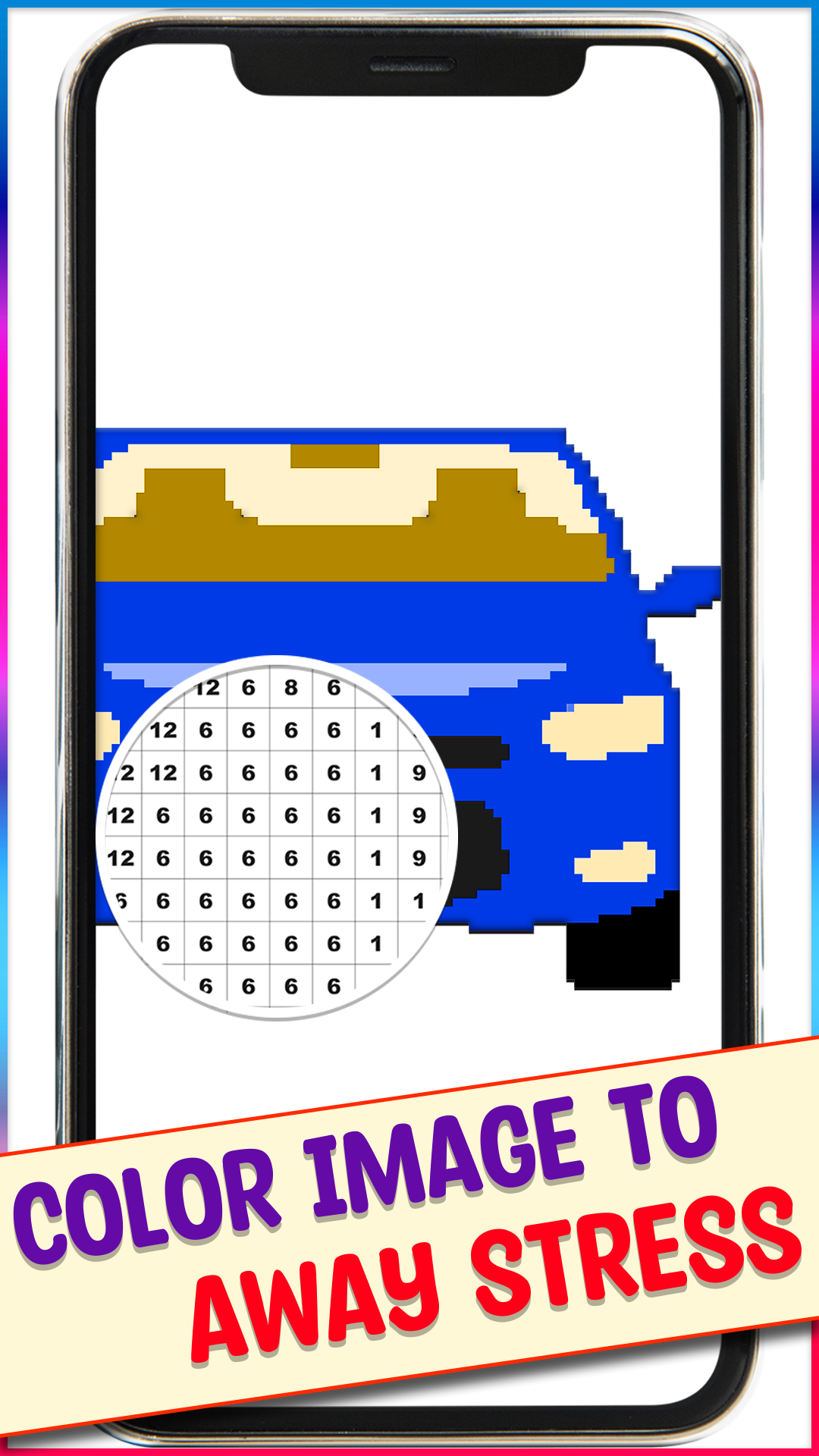 Cars Pixel Art Coloring Book for Kids : Color by Number - Coloring ...