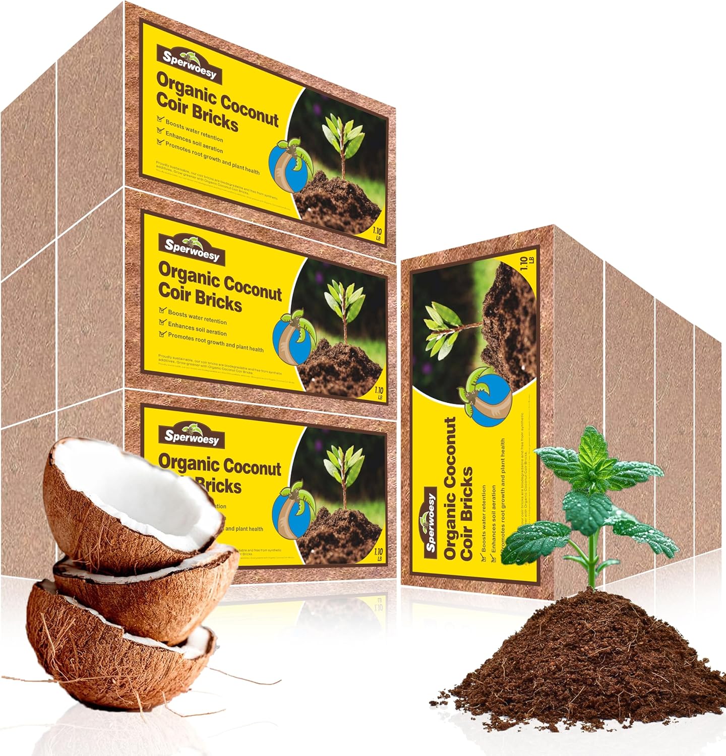 Organic Coco Coir 12 Lbs/5.44 KG(10 Pcs) - Philippines | Ubuy