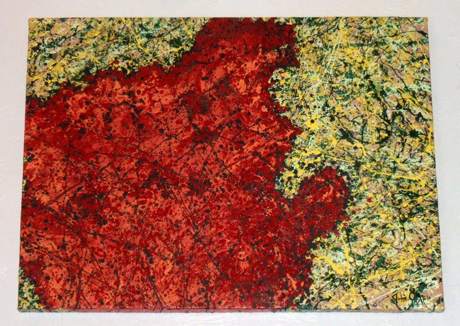 Amazon.com: Action Painting ~ Abstract Expressionism ~ Large Work at 40 ...