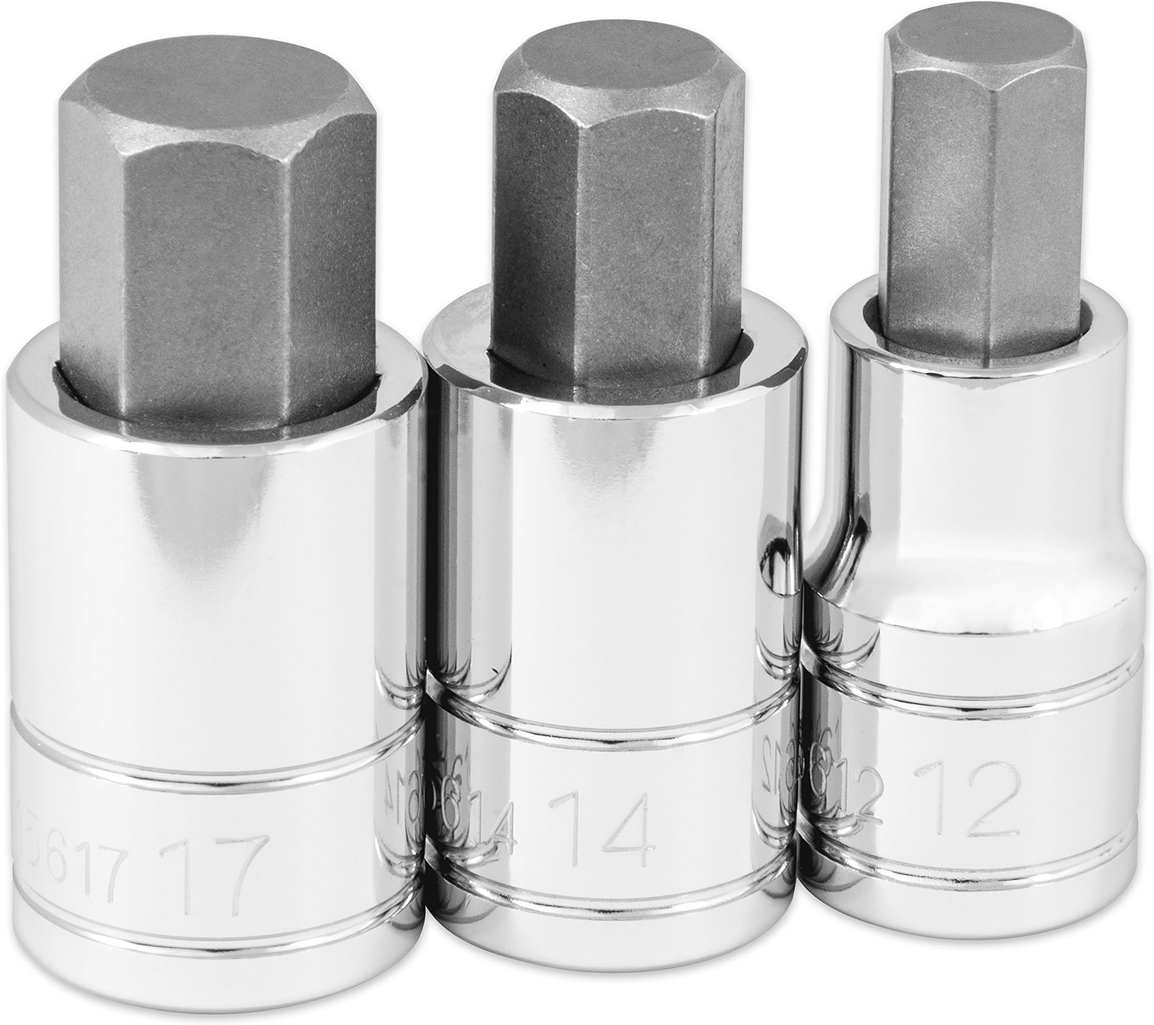 CASOMAN Lot de 13 douilles hexagonales en acier S2, métrique, 2 mm-14 ...