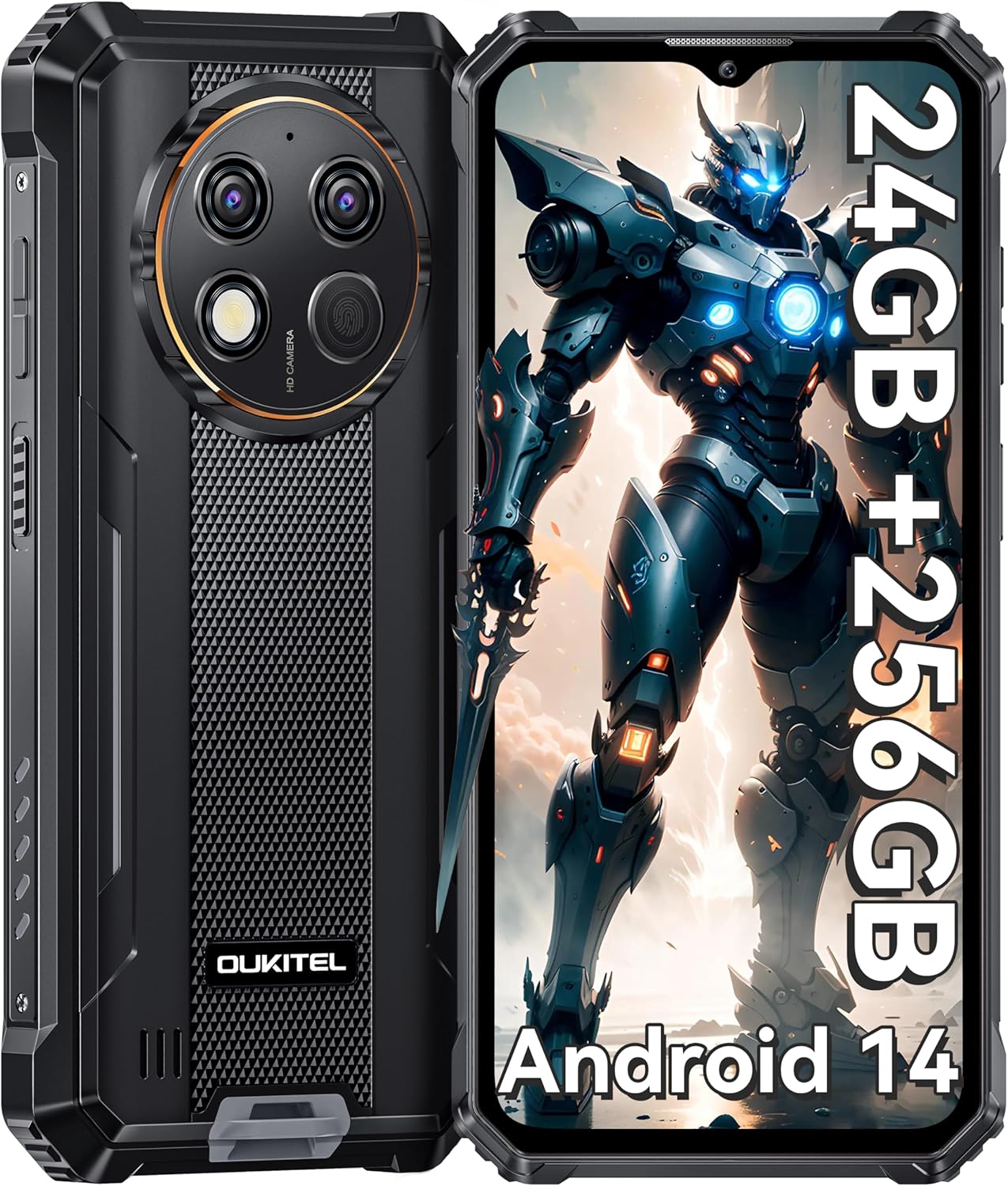 Amazon.com: OUKITEL G1 Android 14 Rugged Smartphone Unlocked - 24+256GB ...