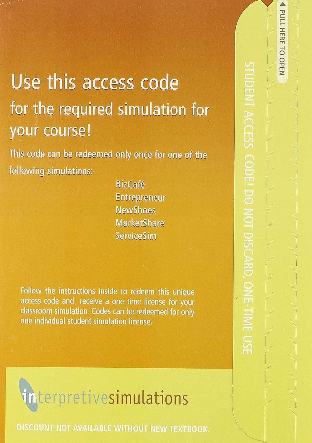 Interpretive Simulations Access Code Card Group A: Interpretive ...