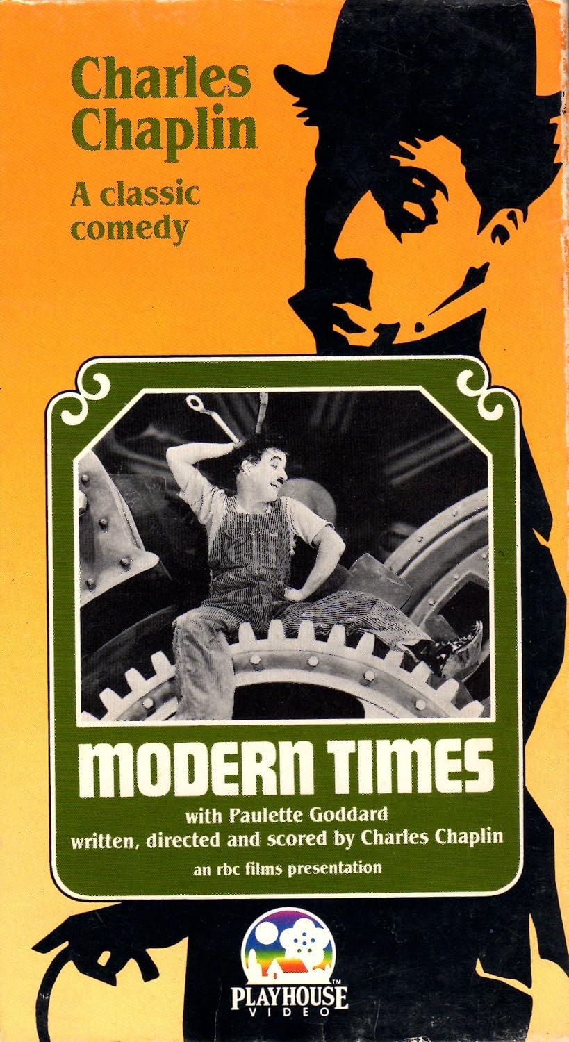 Modern Times [VHS] [1936]: Amazon.co.uk: Charlie Chaplin, Paulette ...