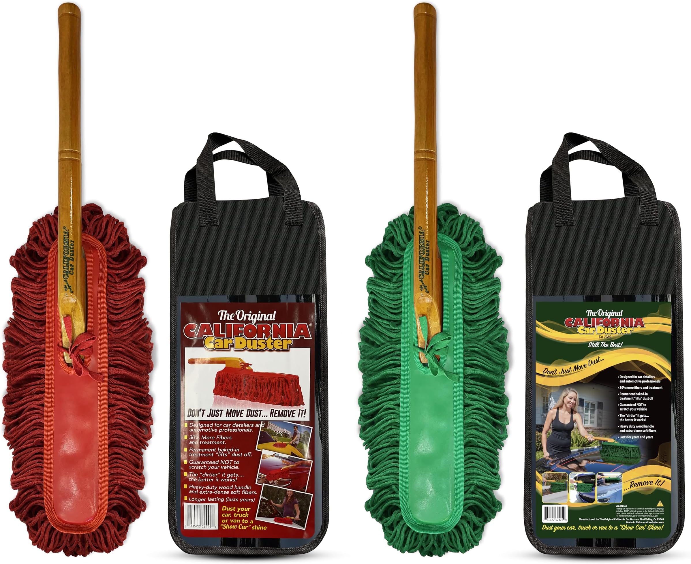 Amazon.com: California Car Duster Auto Detailing Combo Kit with Plastic ...