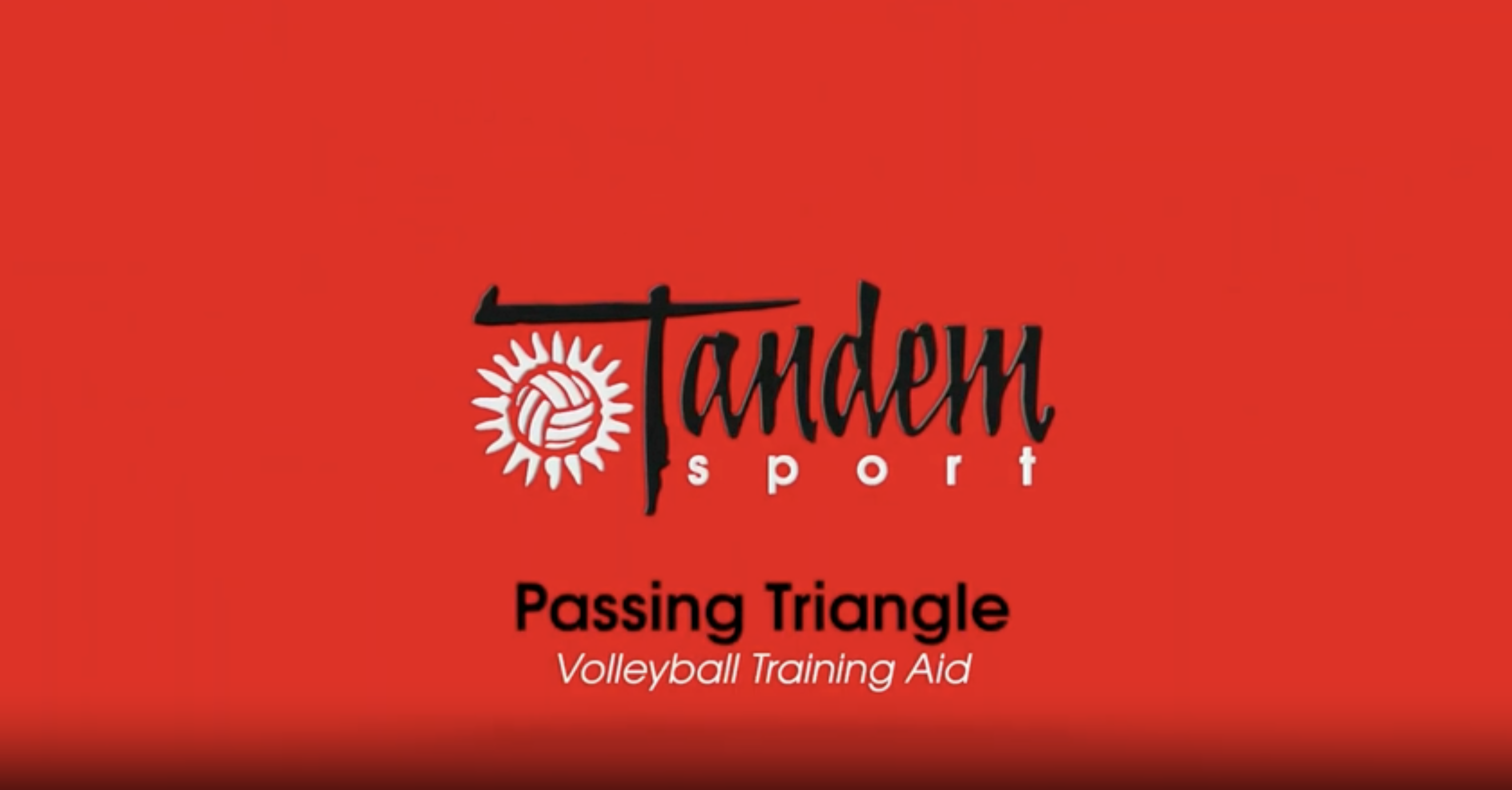 Watch Tandem Sport Passing Triangle Volleyball Training Aid on Amazon Live