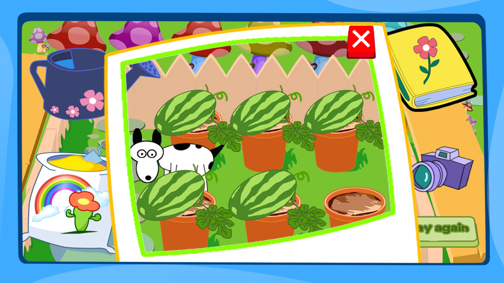 Dora's flowers planting garden free games for kids and preschool ...