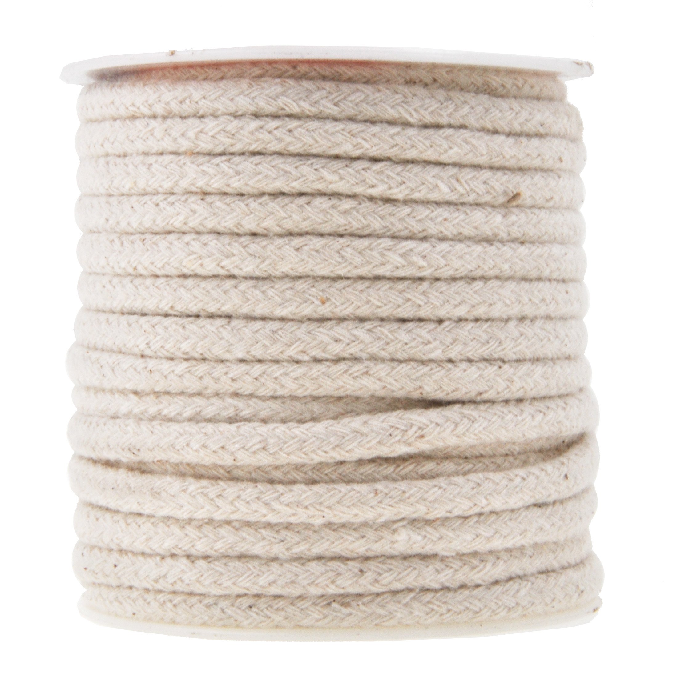 Amazon.com: Mandala Crafts 6mm 20 Yards Natural Soft Drawstring ...