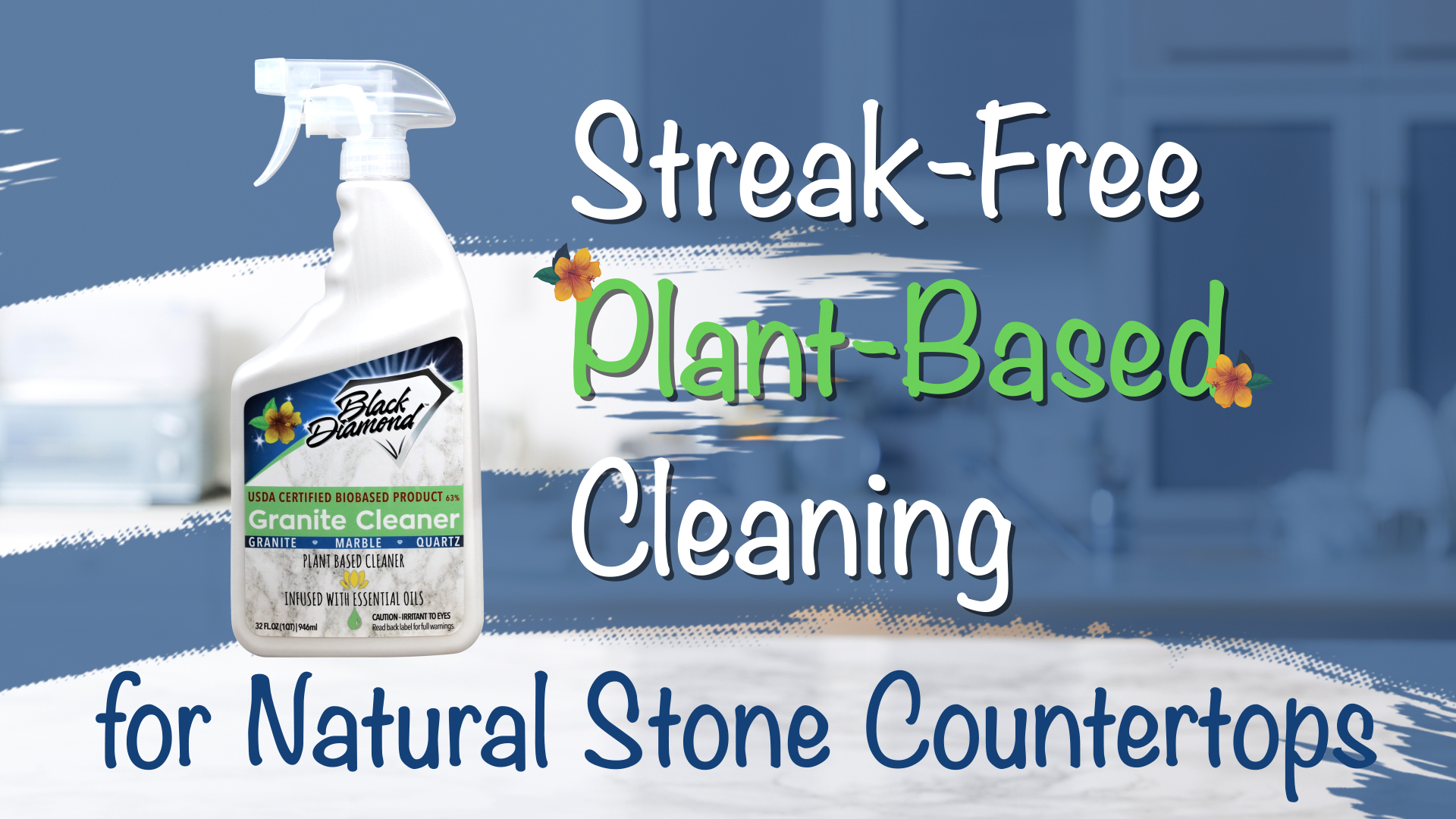 Watch Streak-Free Plant Based Granite Counter Cleaner on Amazon Live