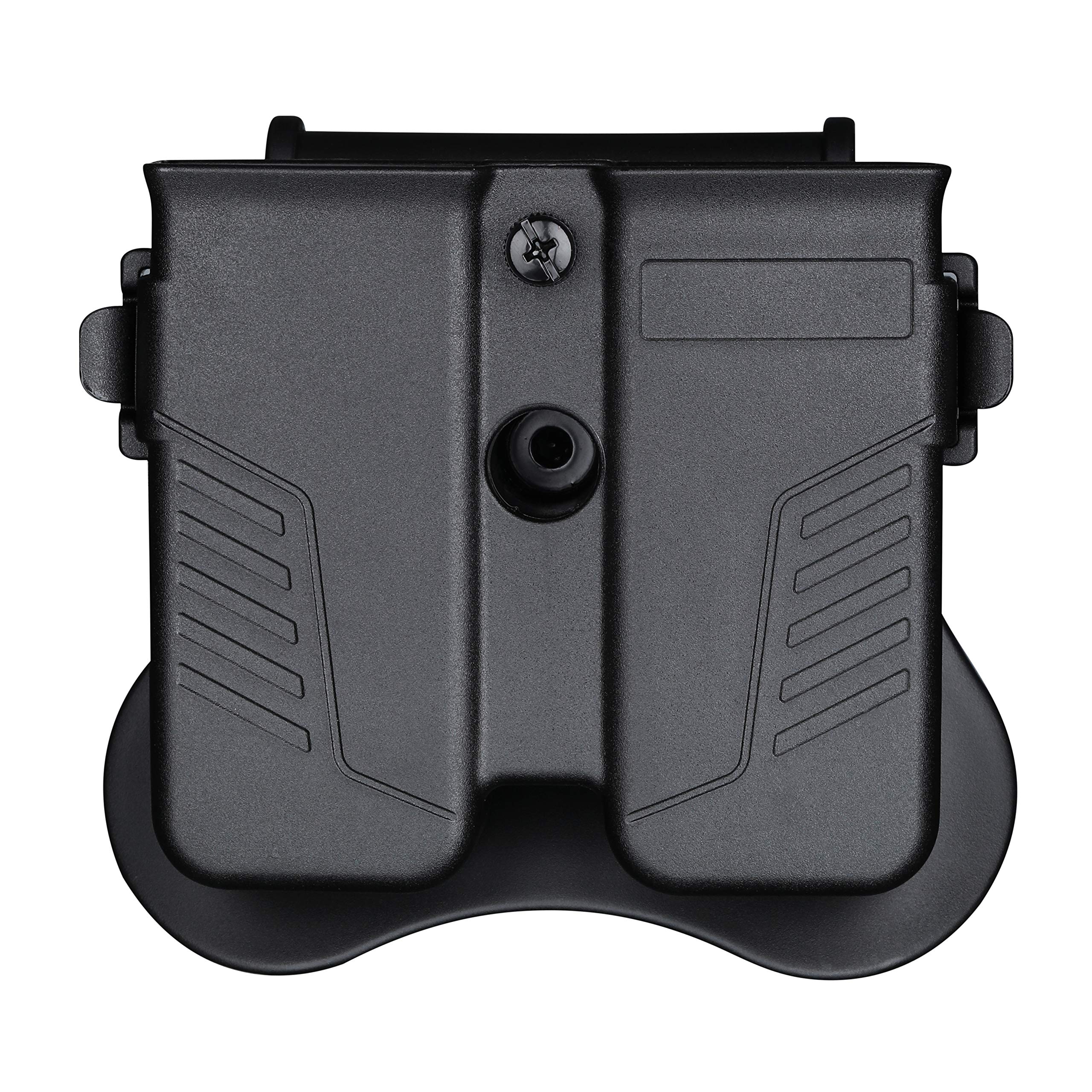 Double Magazine Pouch Fit 9mm .40 .45 Caliber Dual & Single Stack ...