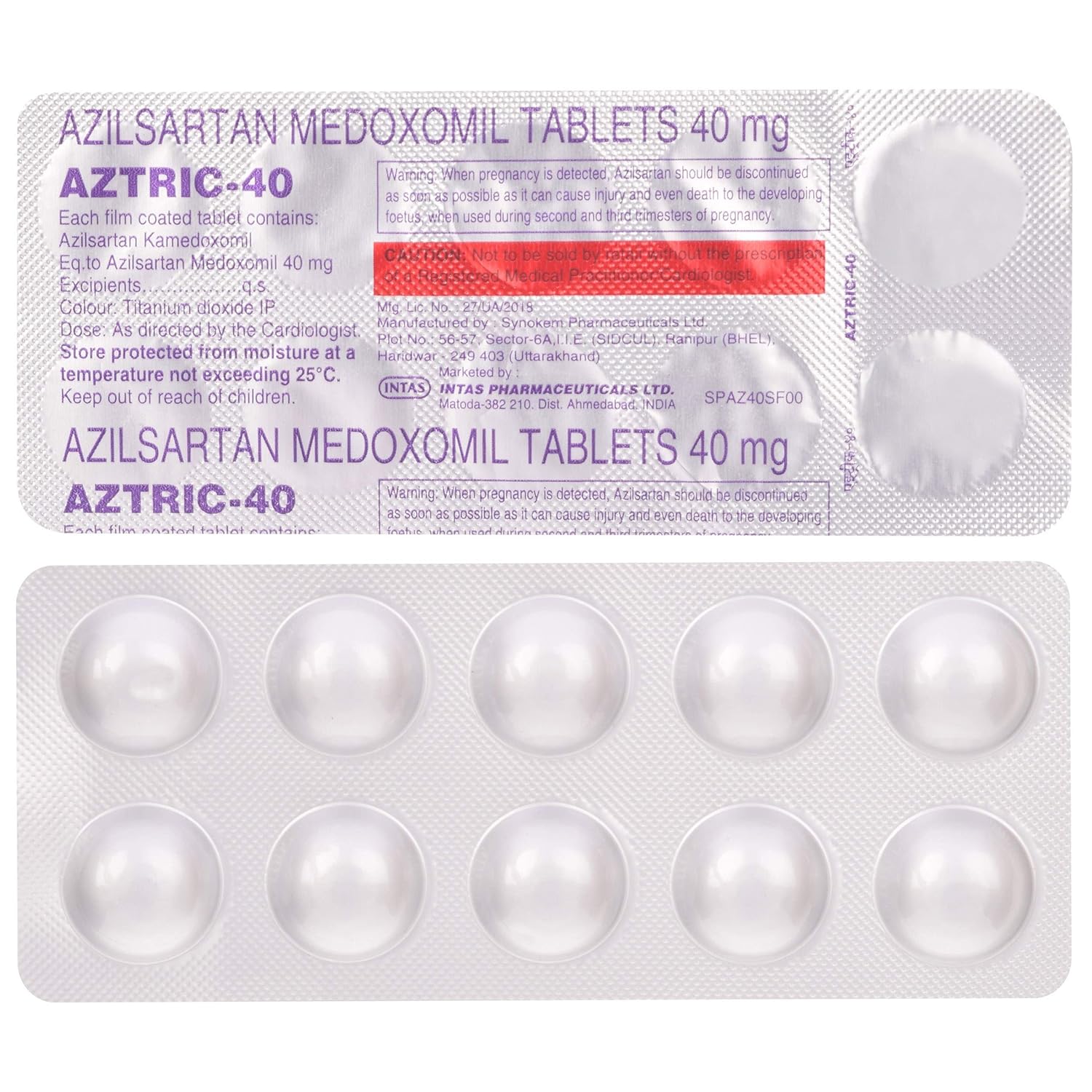 Aztric 40 - Strip of 10 Tablets : Amazon.in: Health & Personal Care