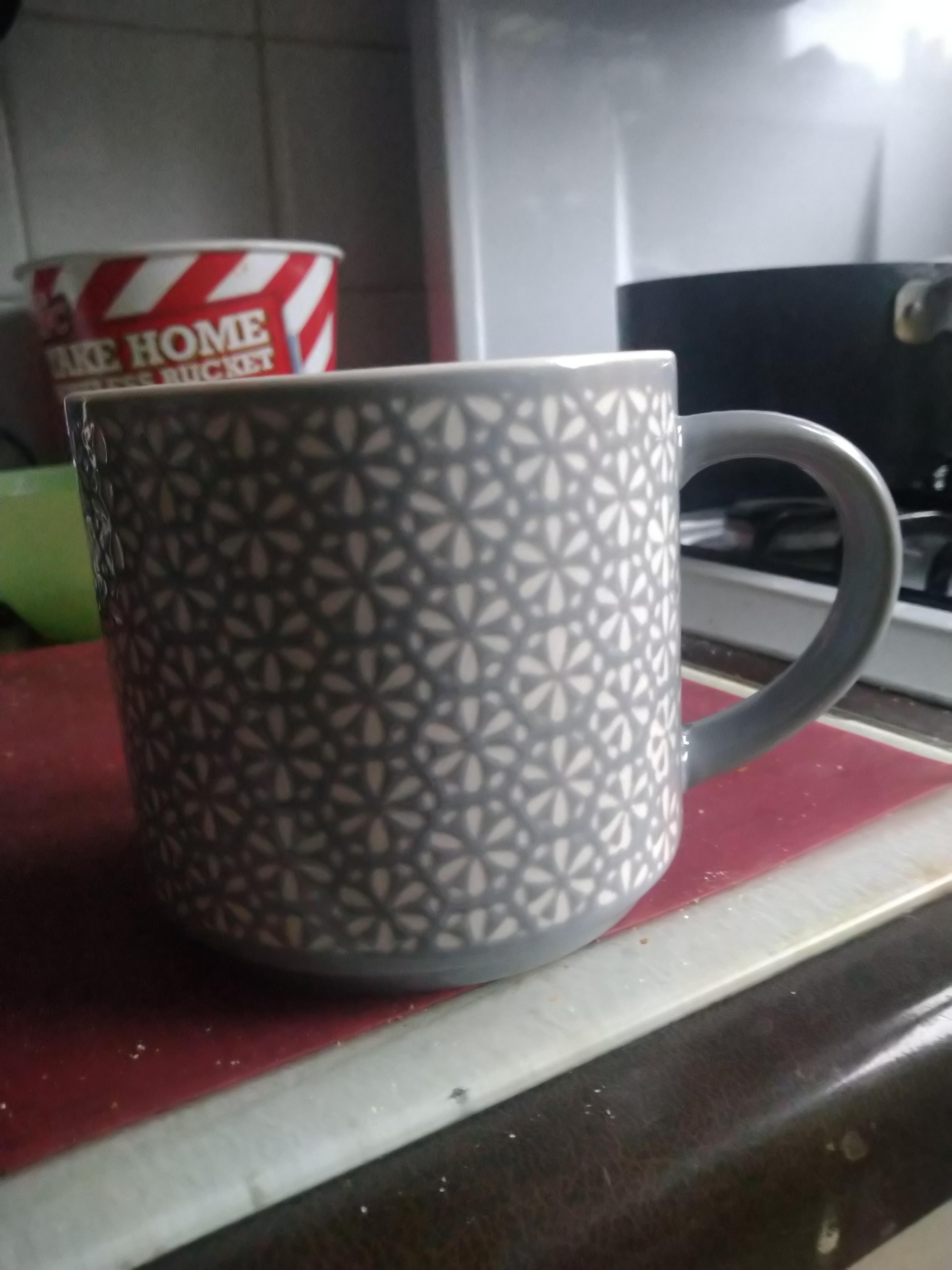 New Unique Design Jumbo Embossed Stacking Mugs 4pk Stackable for Easy ...