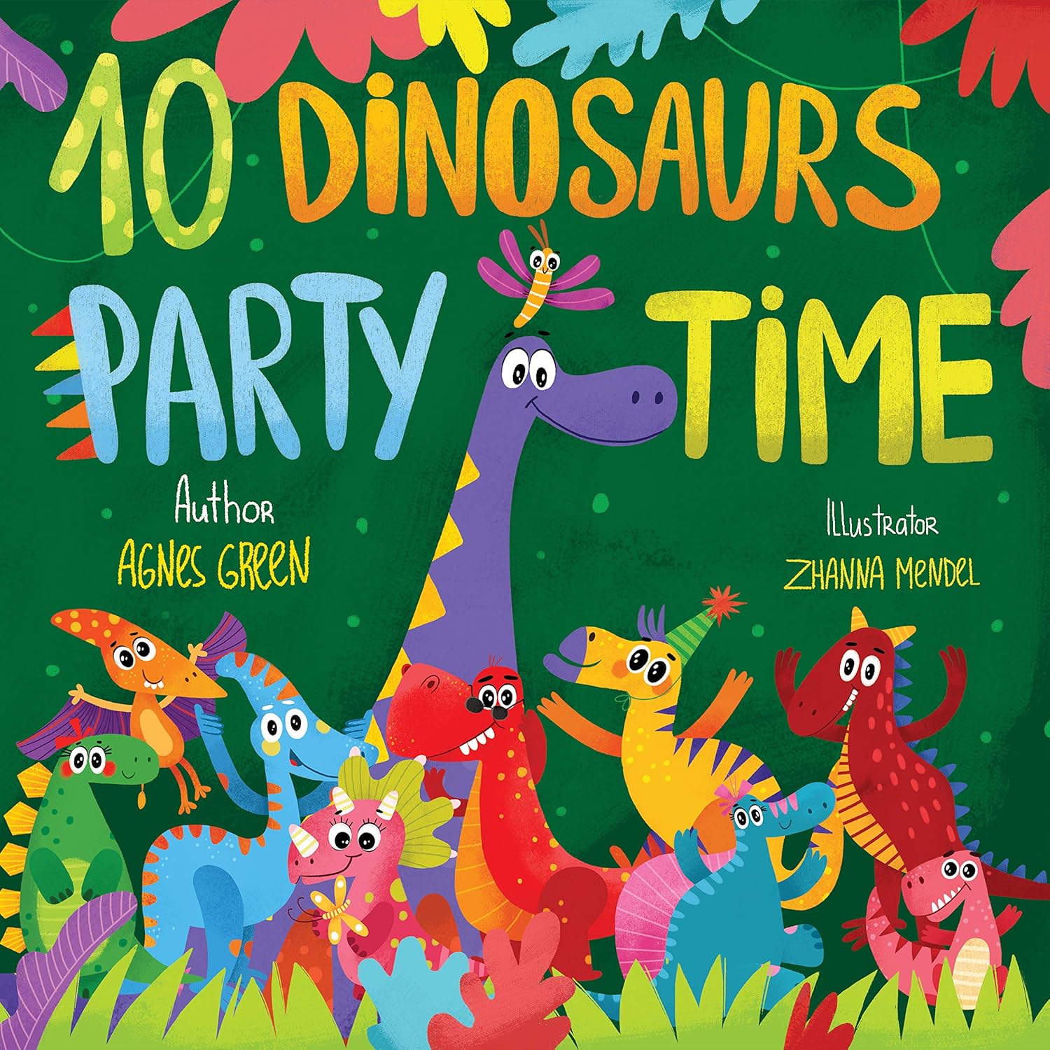 10 Dinosaurs Party Time: Funny Dinosaur Picture Book With Seek & Find ...