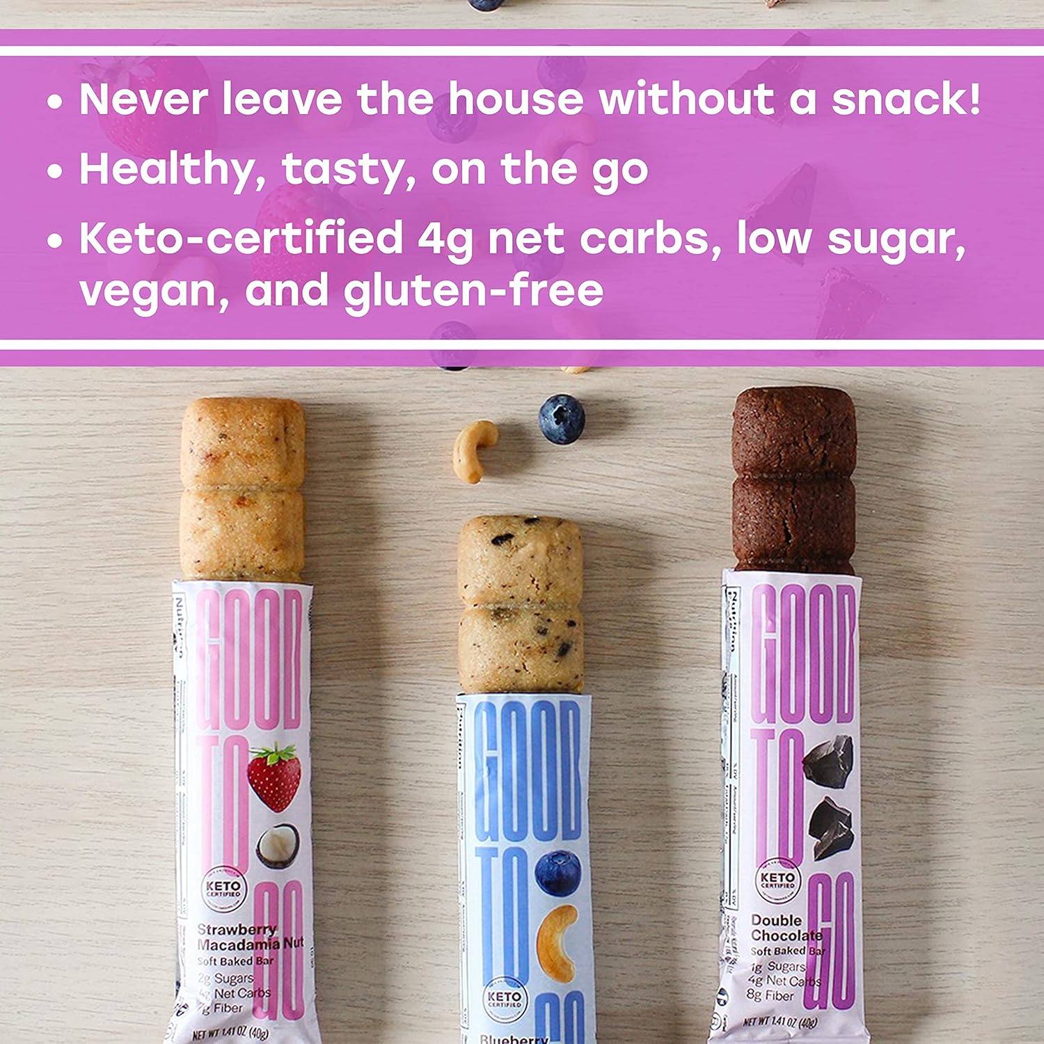 Buy GOOD TO GO Soft Baked Bars 9 Ct. Variety Pack; Mix of Individually ...