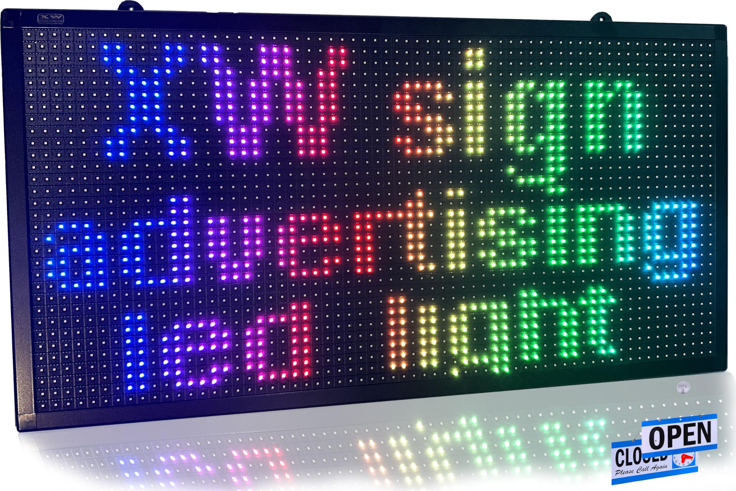 Amazon.com : LED sign color 27" x 14", perfect tool for advertising ...