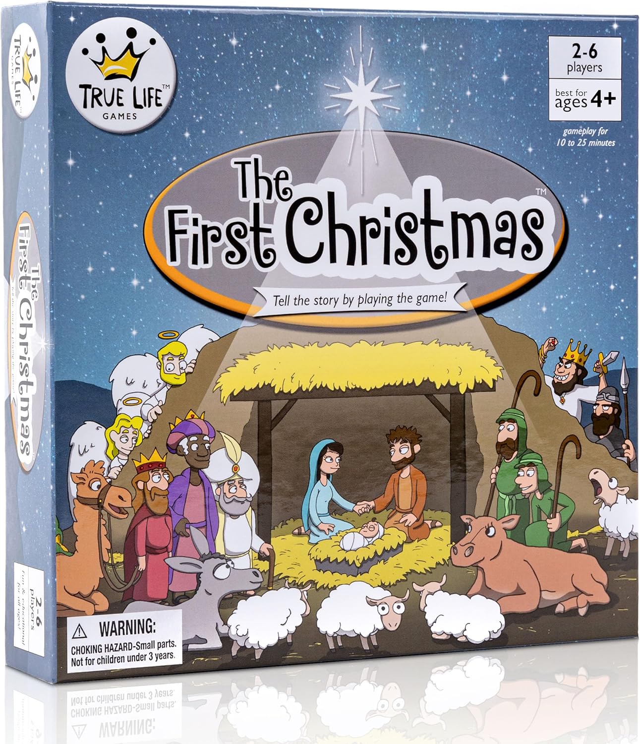 El primer juego de mesa de Navidad, familia divertida, aprende la ...