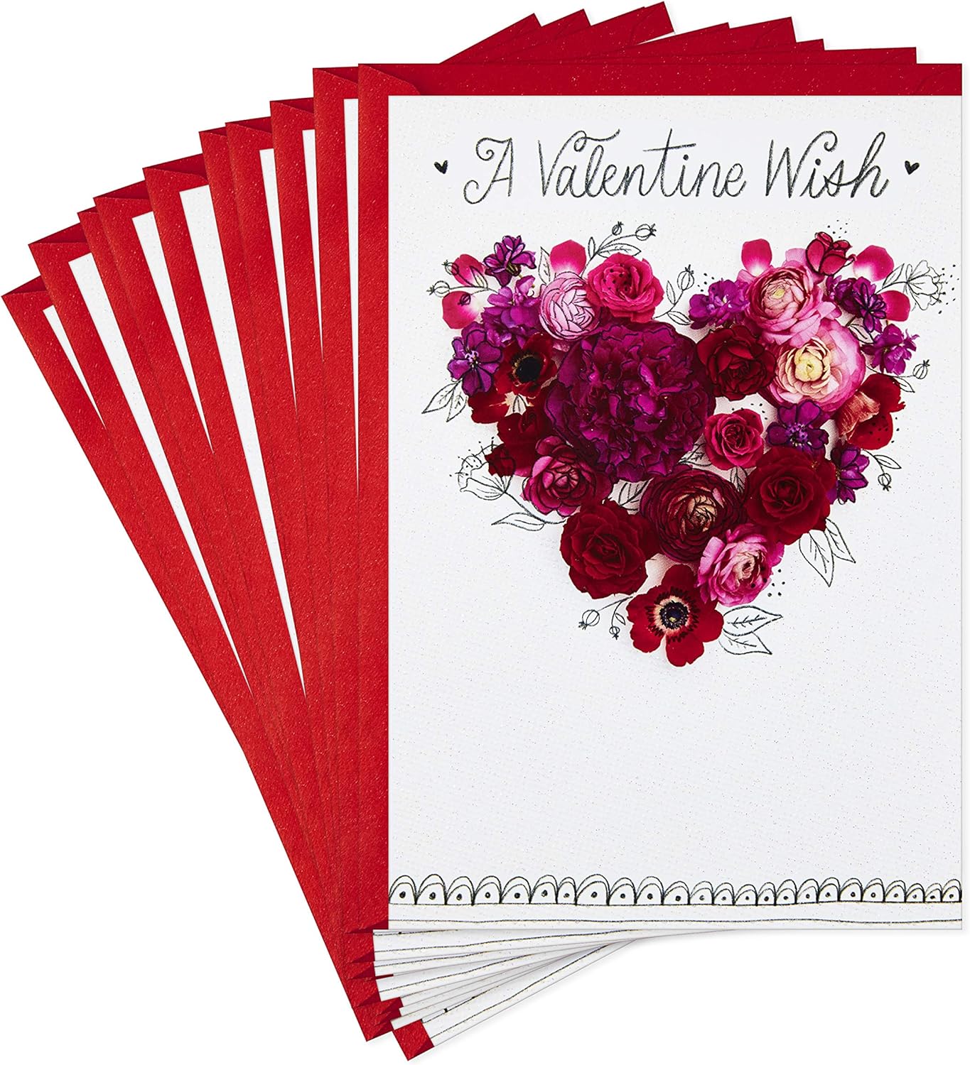 Hallmark Pack of Valentines Day Cards, Valentine Wish (10 Valentine’s ...