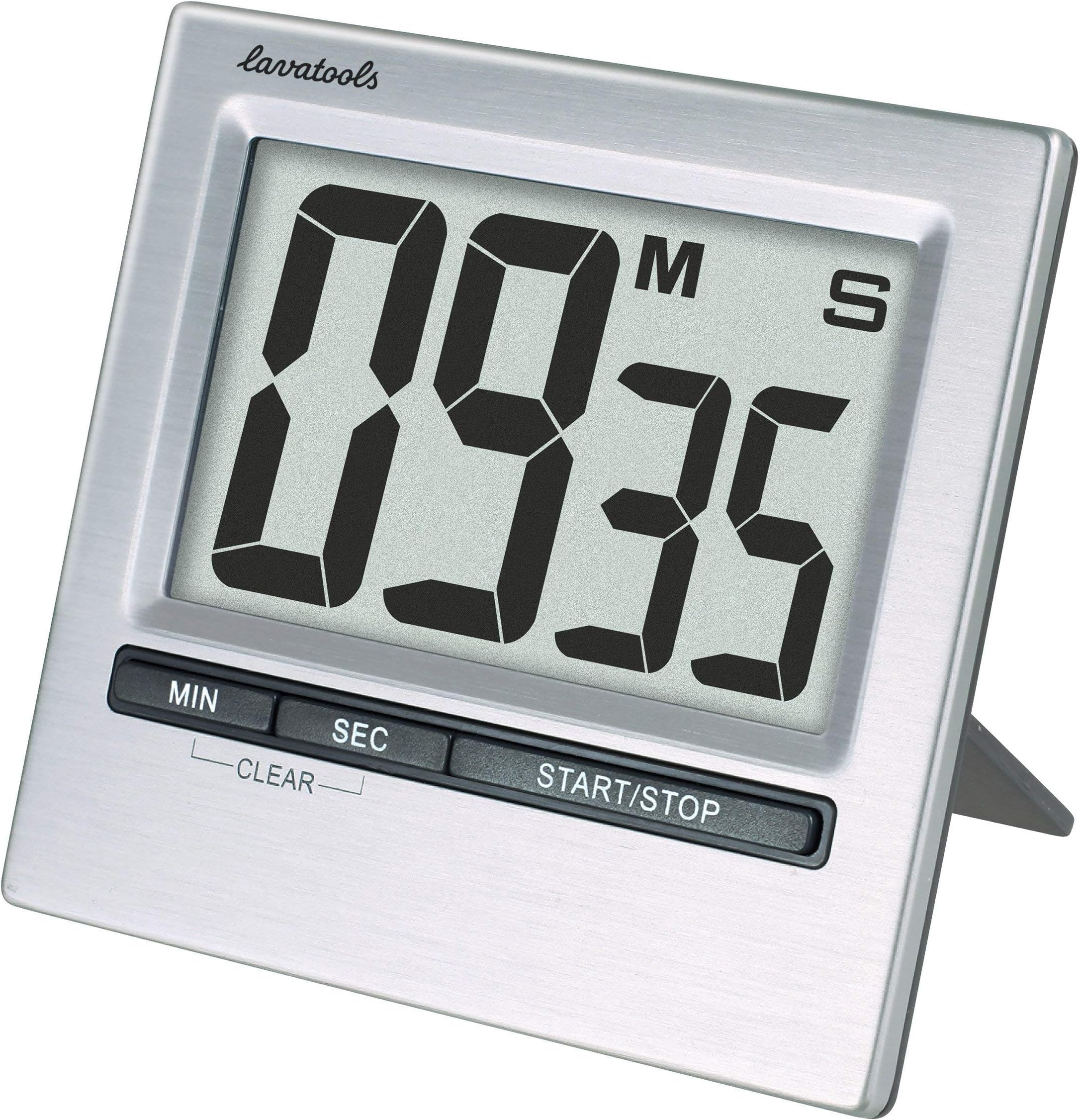 Amazon.com: Lavatools KT2 Digital Kitchen Timer & Stopwatch, Large ...
