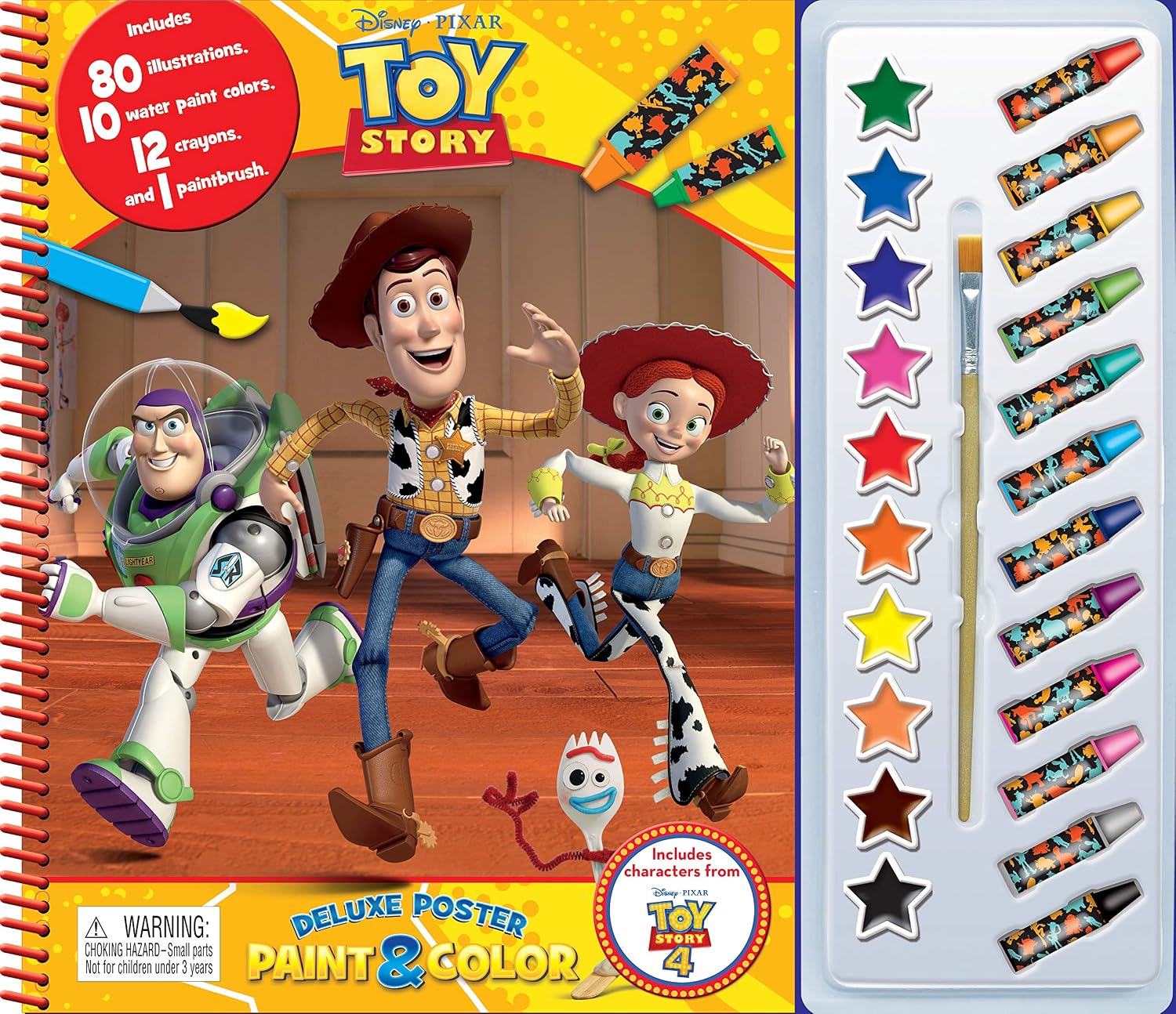Disney / Pixar Toy Story Deluxe Poster Paint & Color - Coloring Book ...