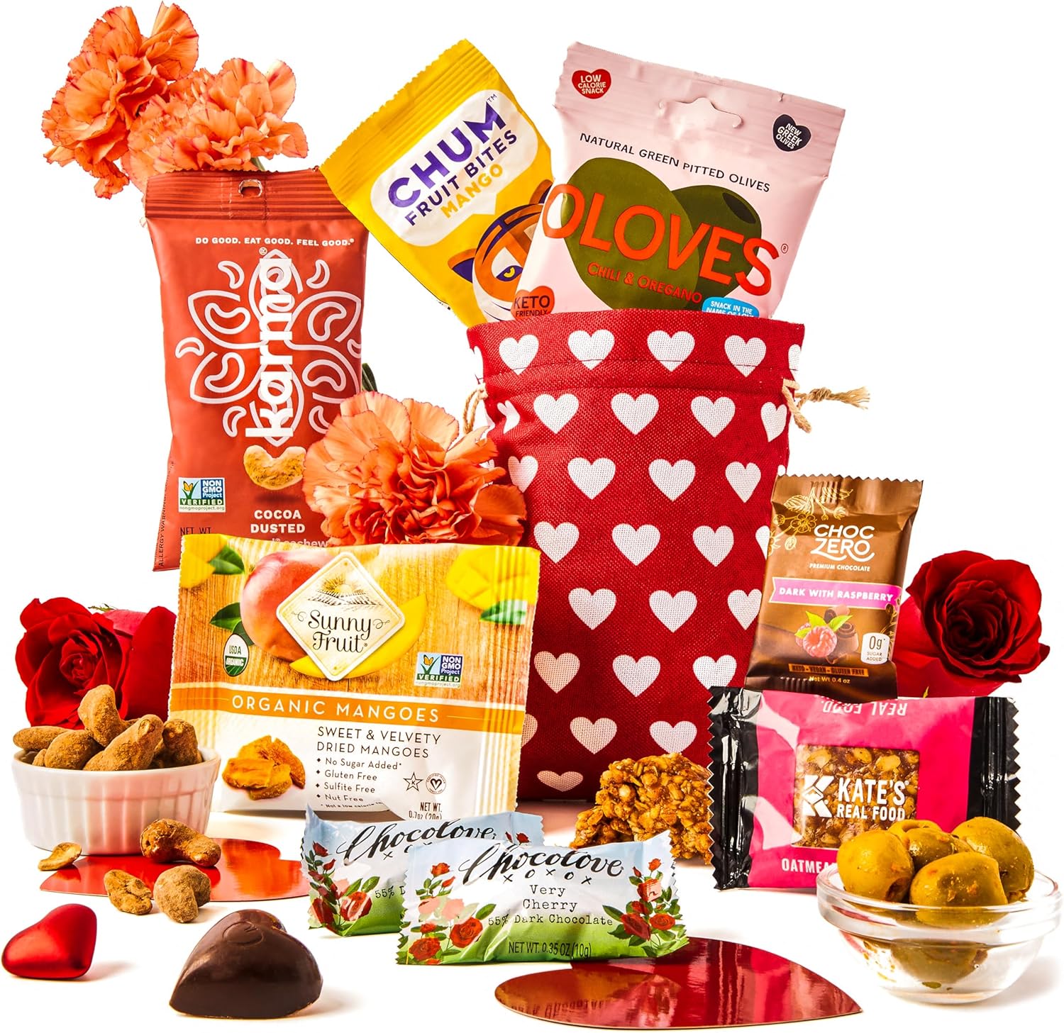 Amazon.com: Healthy Gift Bag - Assortment of Healthy Treats w Candies ...