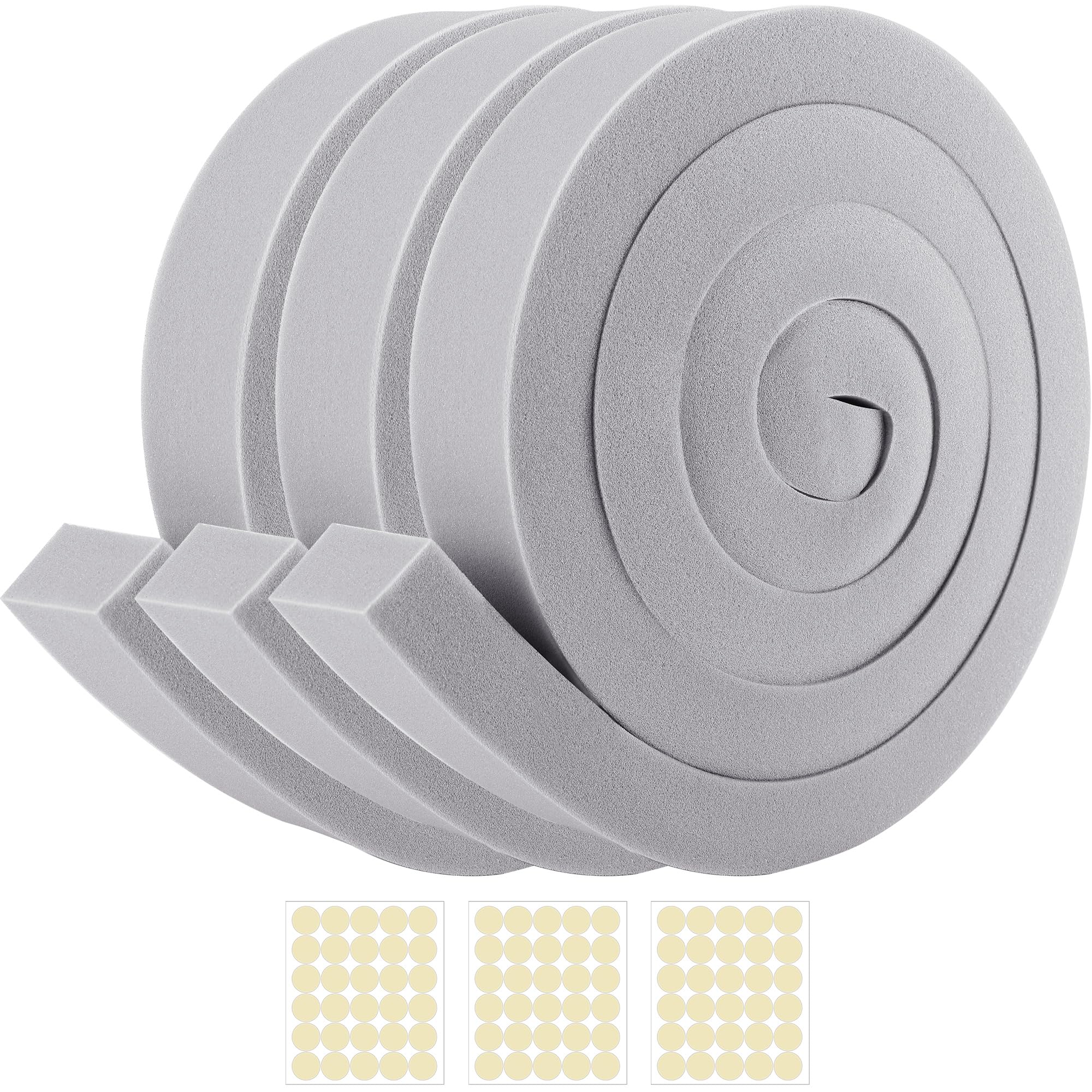 moonoom 3 Pcs Foam Air Conditioner Weatherseal Tape-2''x1''x6.5ft Air ...