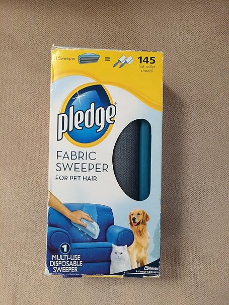 Amazon.com: Pledge Fabric Sweeper for Pet Hair, 1 sweeper : Home & Kitchen