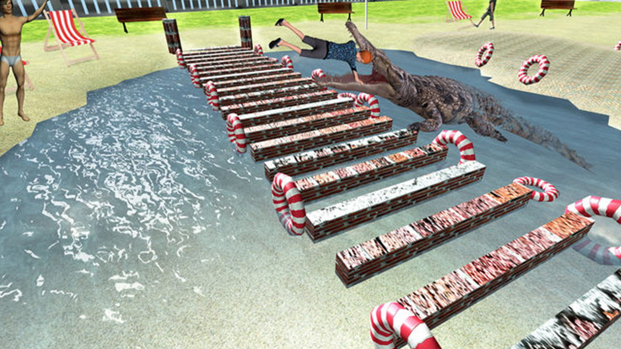 Angry Wild crocodile Attack Simulator: Amazon Jungle Revolution ...