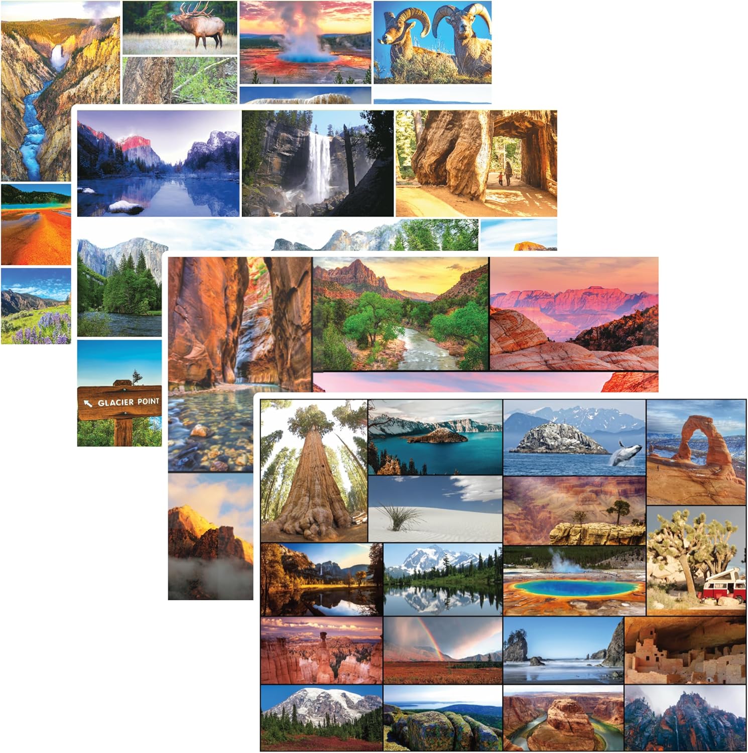 Amazon.com: National Parks Jigsaw Puzzle Mega Bundle - 4X 1000 Piece ...