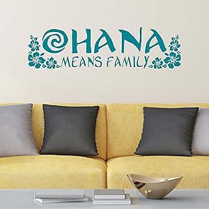 Amazon.com: Ohana Means Family Decor Decal | Lilo and Stitch Sign ...