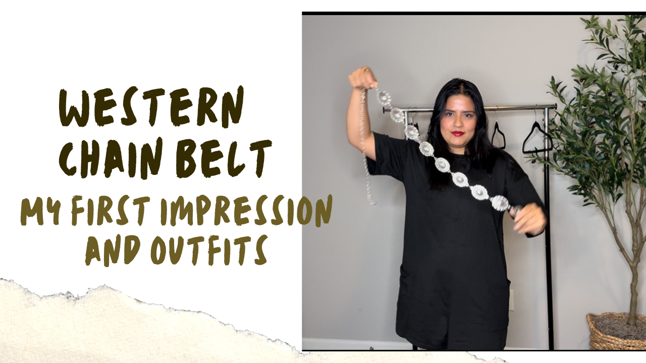 Watch Western Chain Belt My favorite styling on Amazon Live