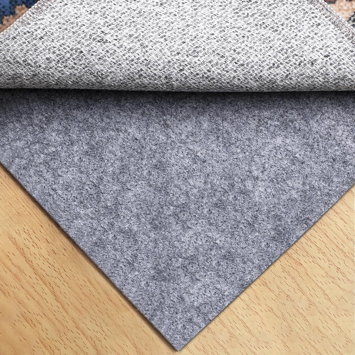 Amazon.com: Non Slip Rug Pad 5x7: Rug Pads for Hardwood Floors Adds ...