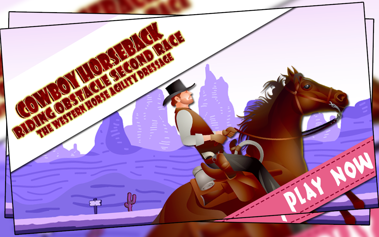 Cowboy Horseback Riding Obstacle Second Race : The western horse ...