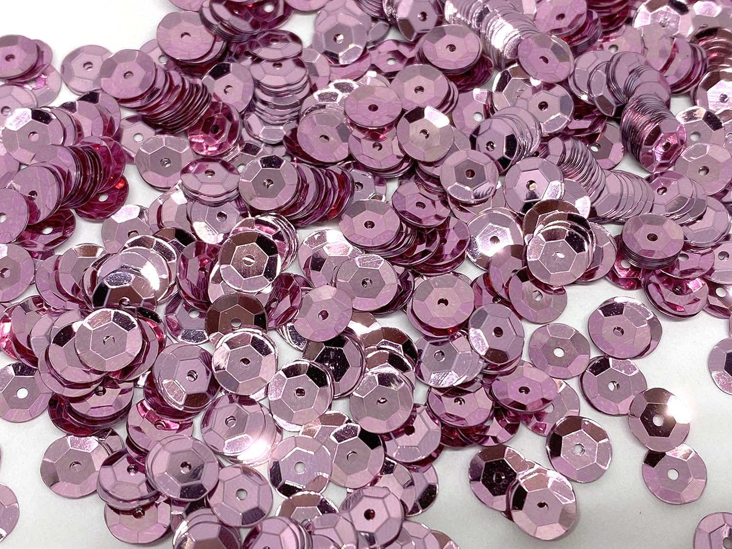 Amazon.com: Light Pink Sequins 6mm 1000/Pkg (Pink)