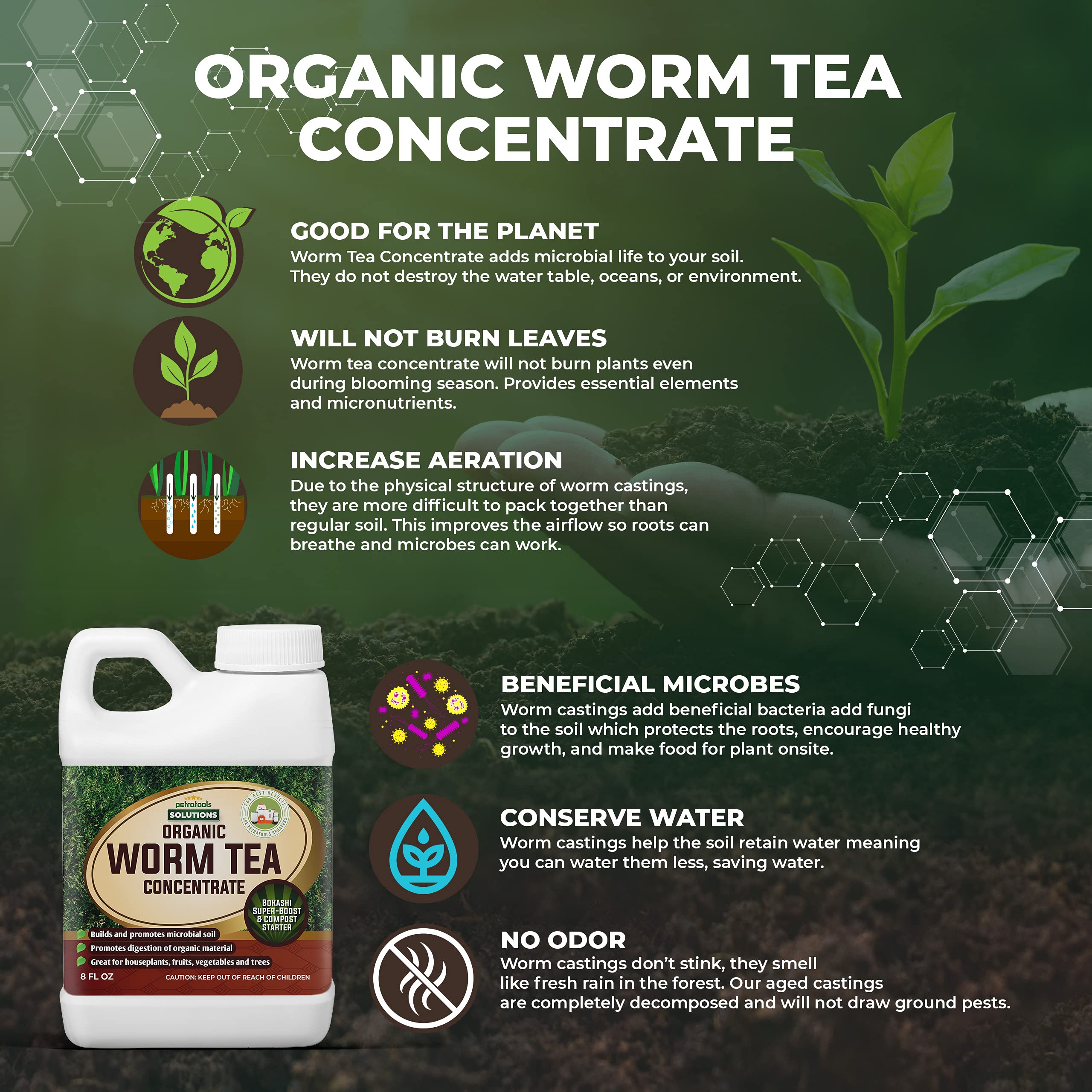Worm Tea for Gardening Soil - Worm Tea Fertilizer Liquid - Organic Worm ...