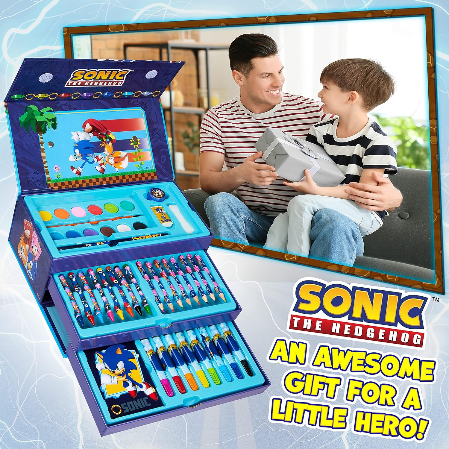 SONIC THE HEDGEHOG Colored Pencils Art Supplies Kids Philippines | Ubuy
