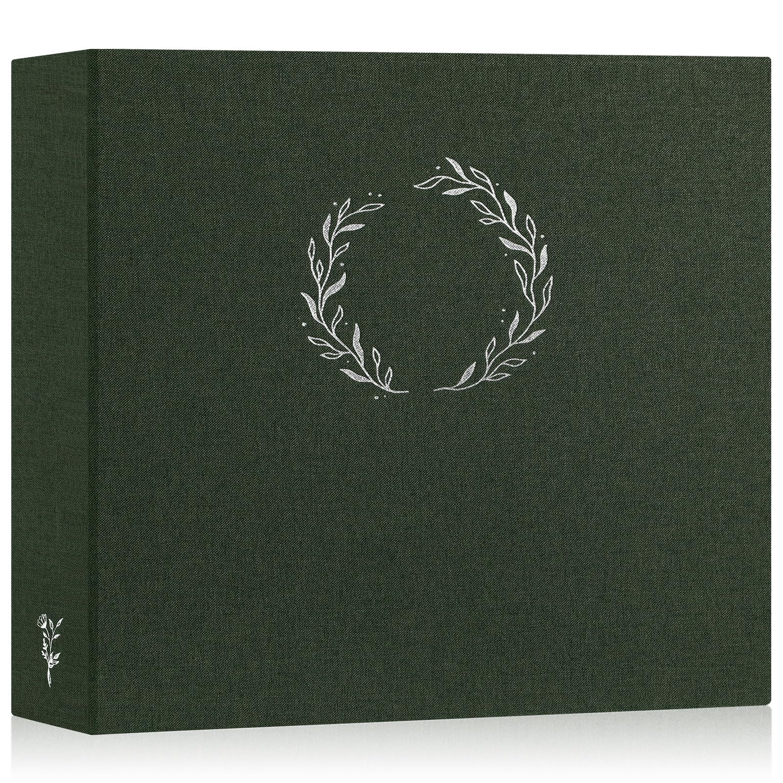 Snapklik.com : Lanpn Photo Album Scrapbook 12x12, Linen Cover Wreath ...