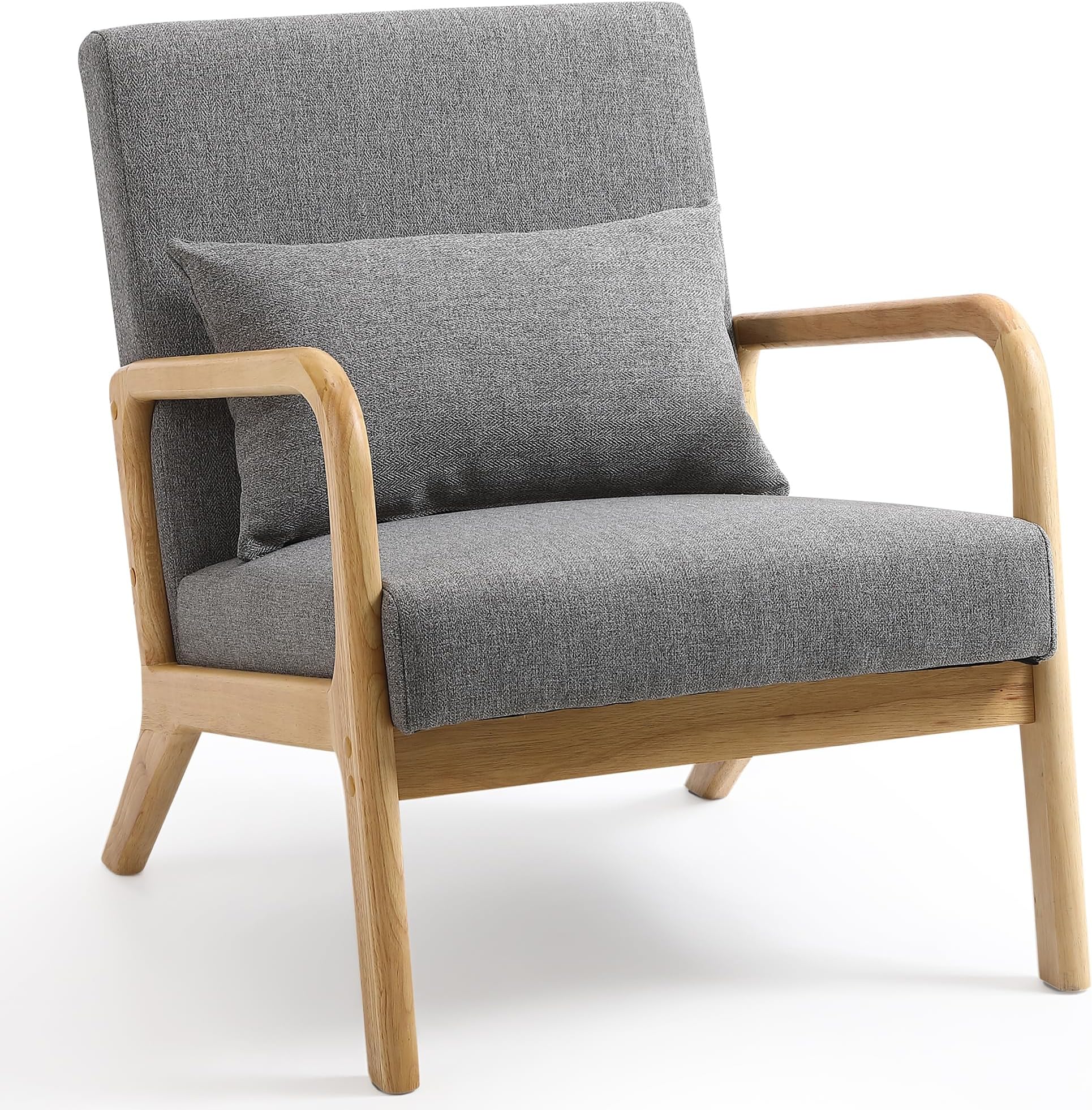 Nusetx Poltrona Camera da Letto Moderna Sedia da Salotto con Braccioli ...